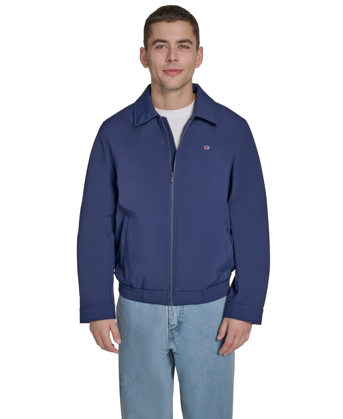 Click here for Champion Mens Long-Sleeve Bomber Jacket - Peacoat... prices