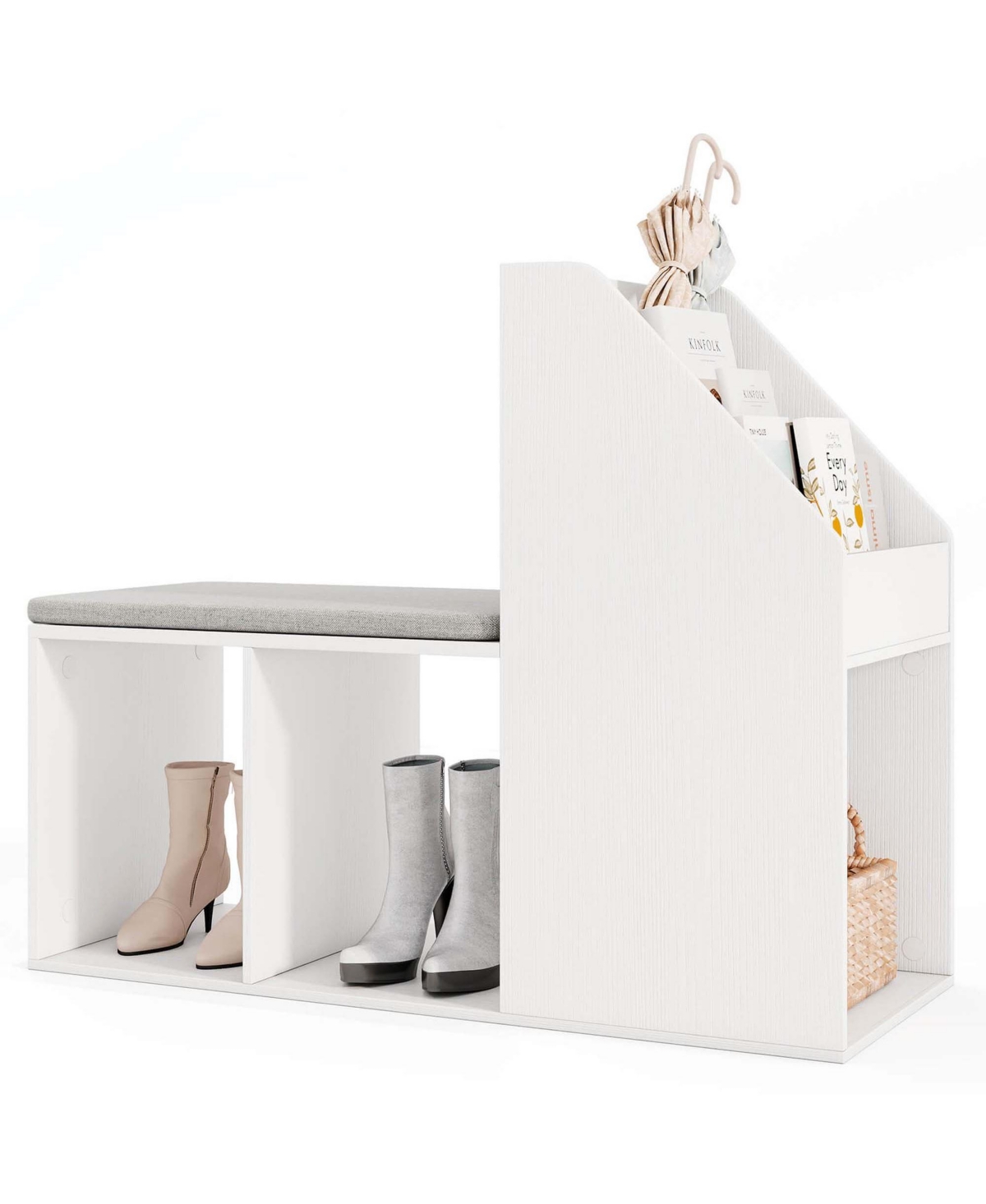 Click here for Costway Shoe Storage Bench with Removable Seat Cus... prices