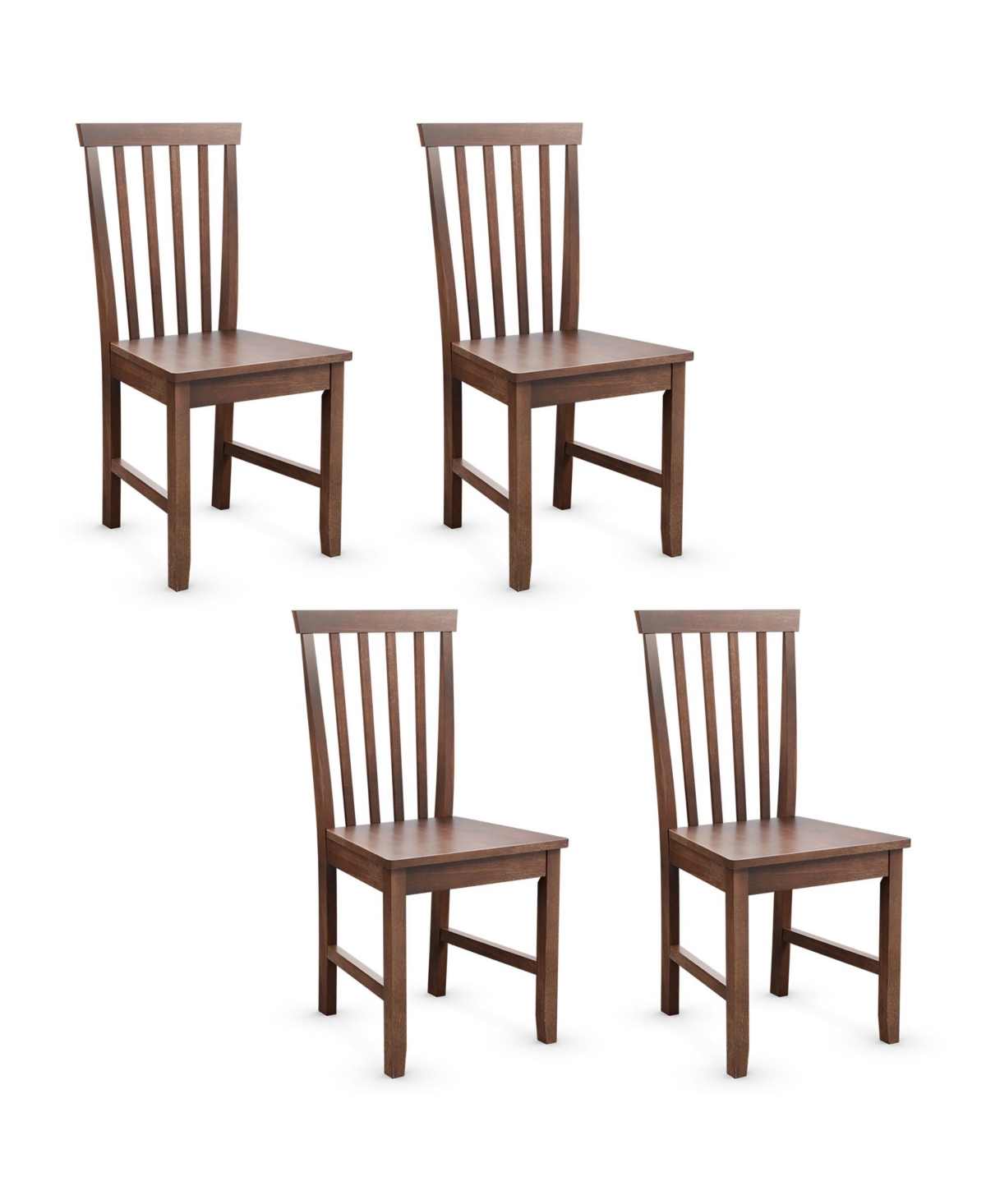 Click here for Costway Dining Chair Kitchen Spindle Back Side Cha... prices