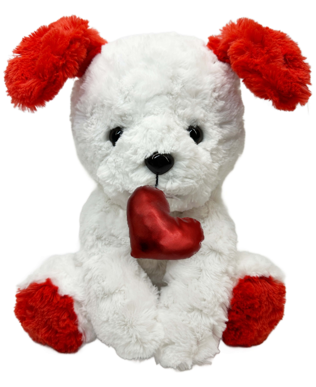 Click here for Wild Hippo Puppy Love Valentines Plush Toy - White prices