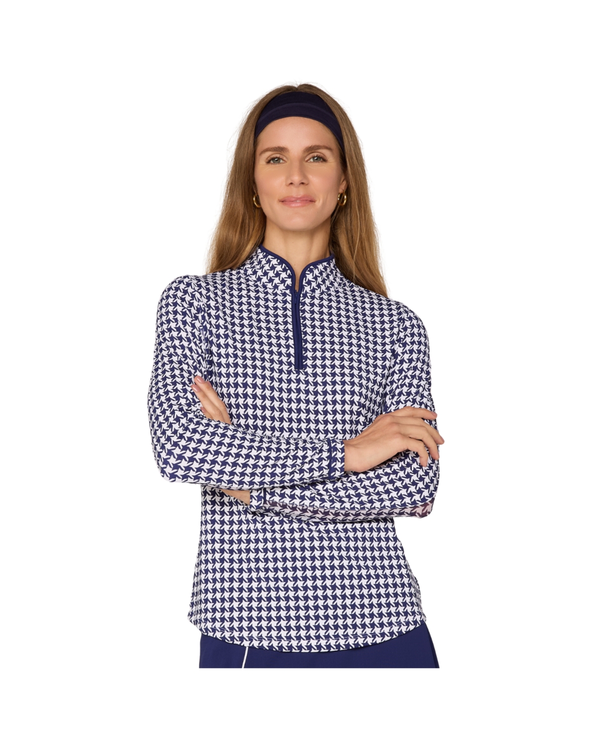 Click here for G Lifestyle Clothing Womens Sleeveless Piping Mock... prices