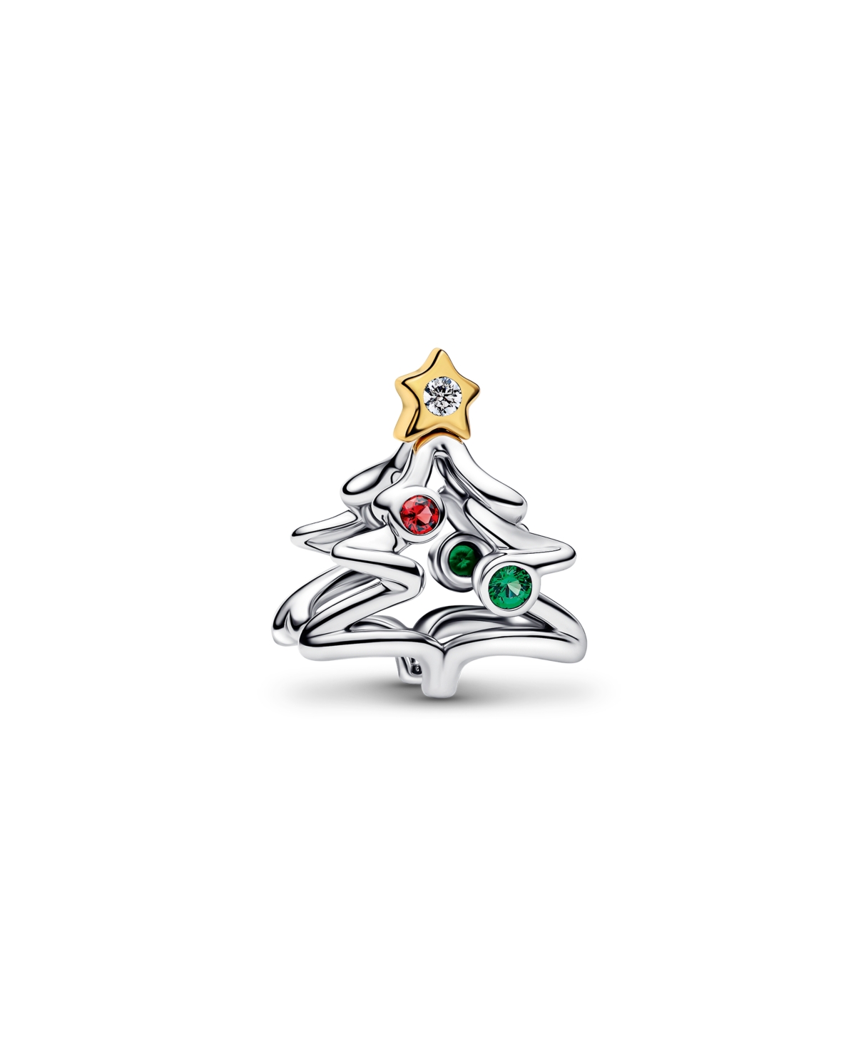Click here for Pandora Christmas Tree Charm - Two-tone prices