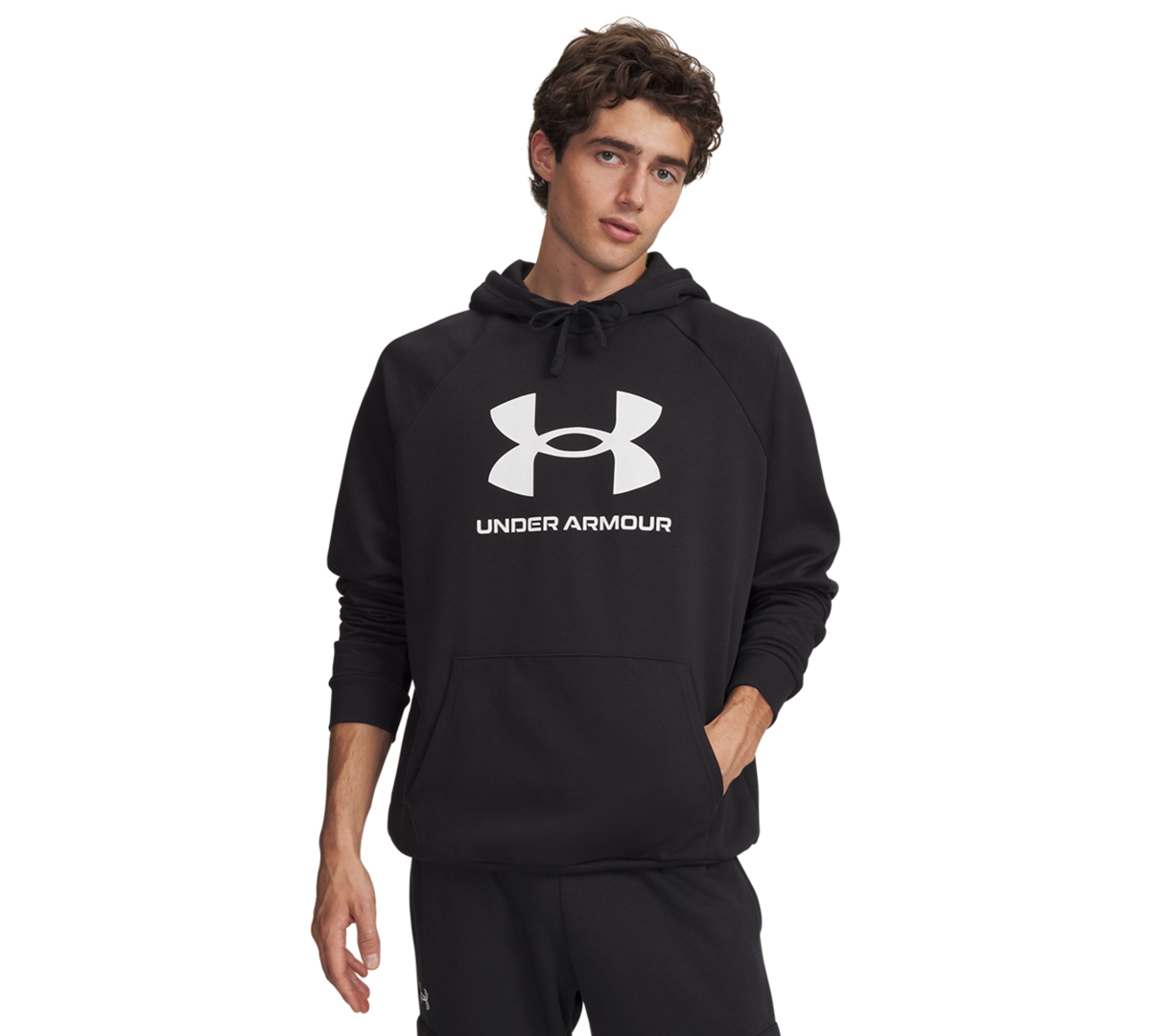 Click here for Under Armour Mens Rival Logo Hooded Sweatshirt - B... prices