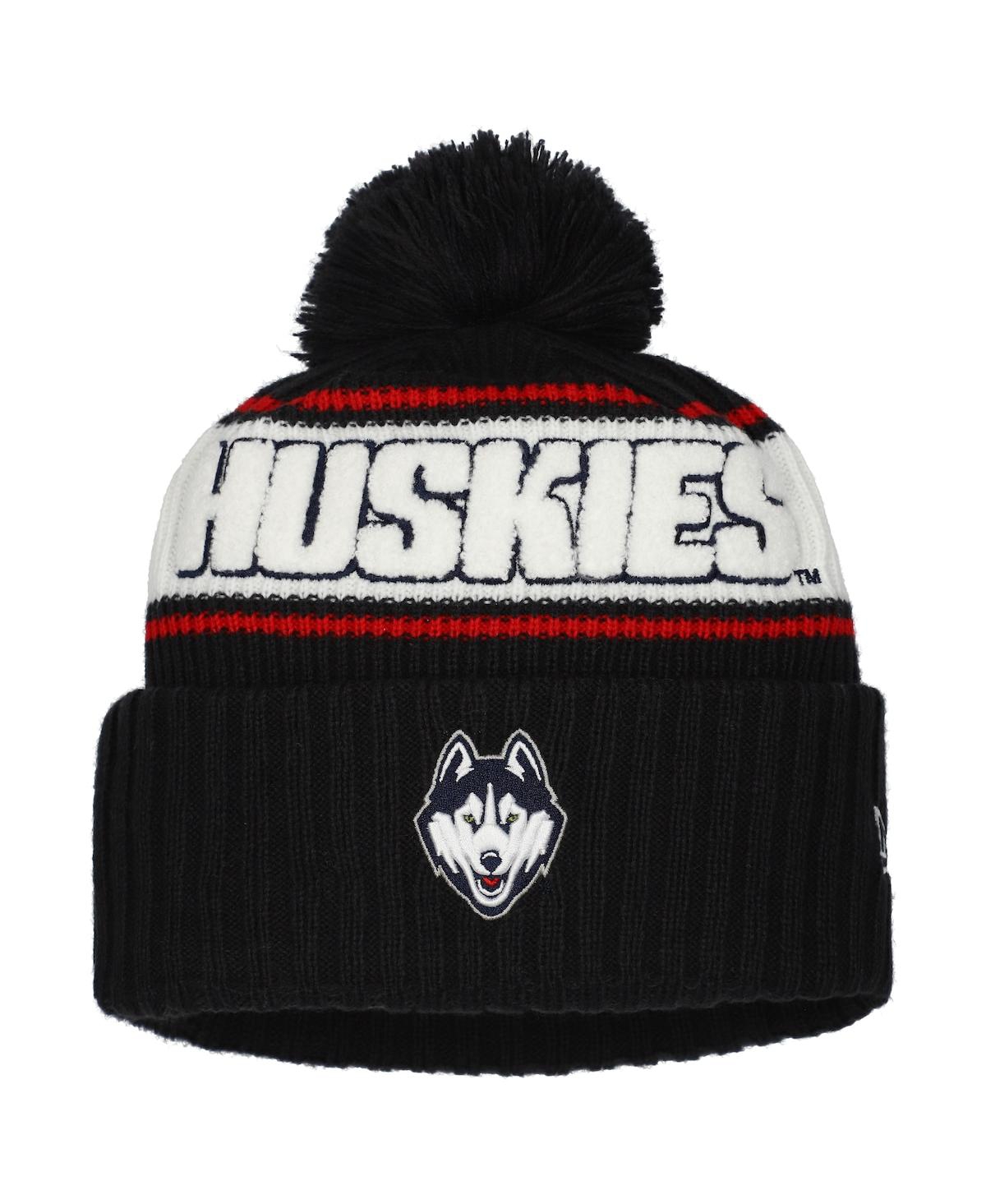 Click here for Mens Navy UConn Huskies Bold Cuffed Knit Hat with... prices