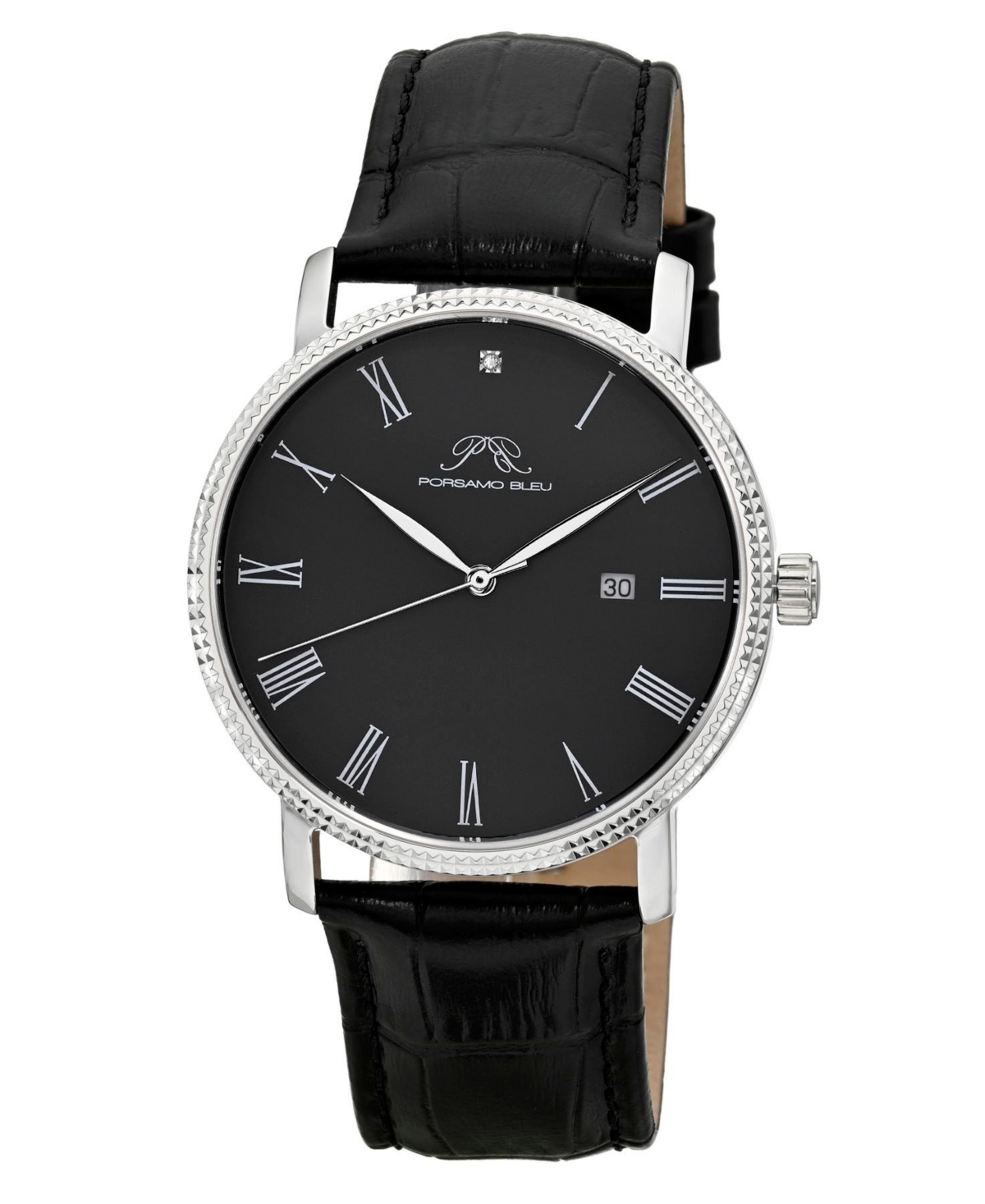 Click here for Porsamo Bleu Mens Veritas 1 Genuine Leather Band W... prices