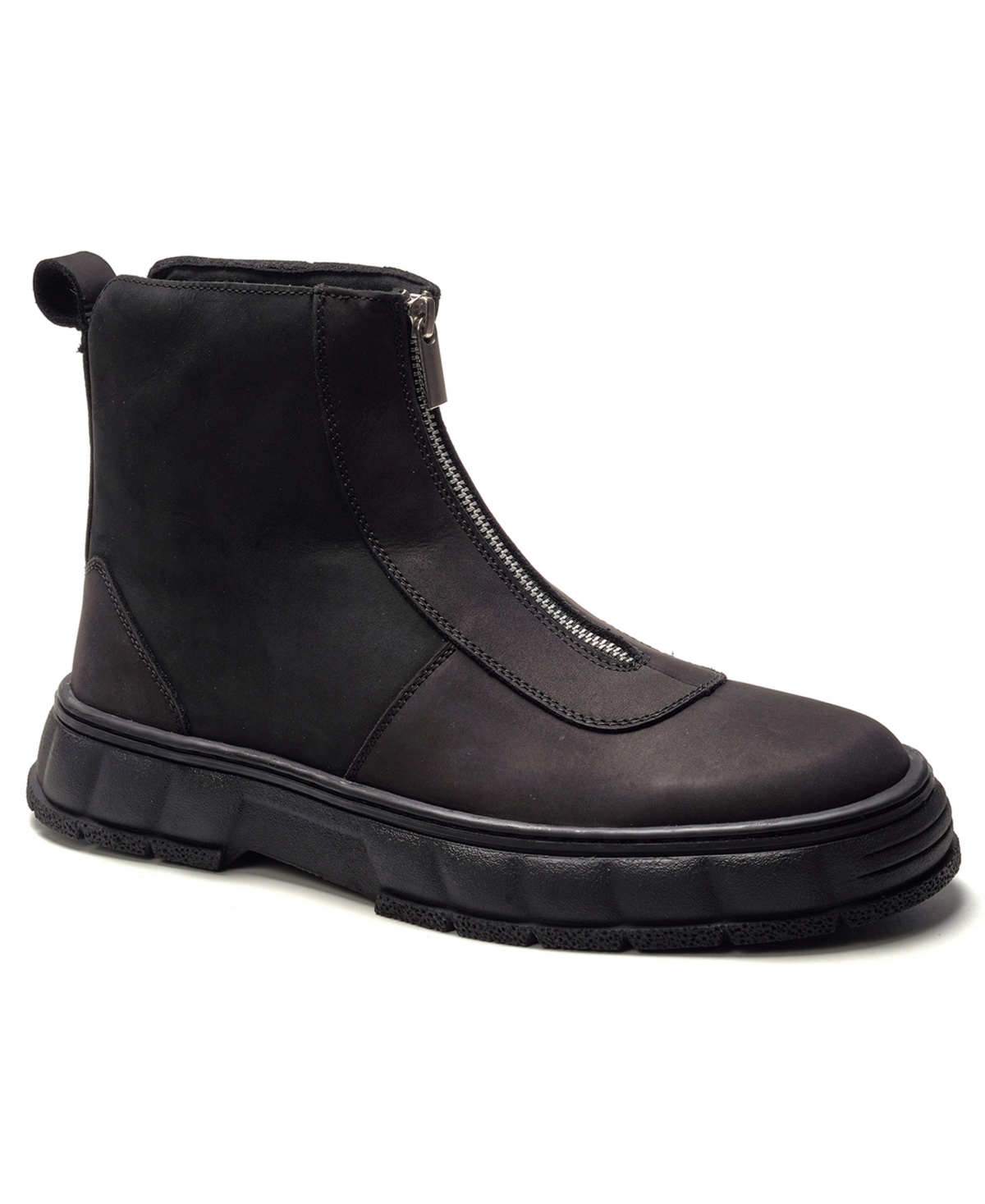 Click here for Anthony Veer Mens Vanta Front Zipper Boots - Black prices
