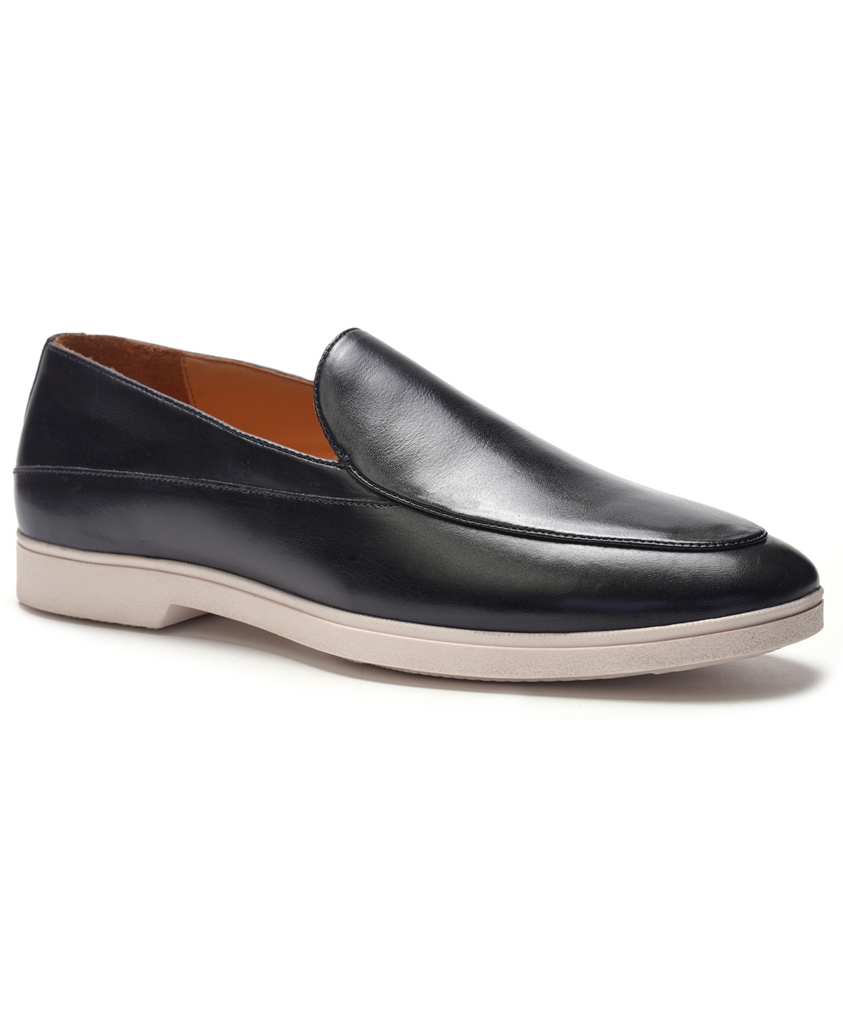 Click here for Anthony Veer Mens Willow Slip-On Loafers - Black prices