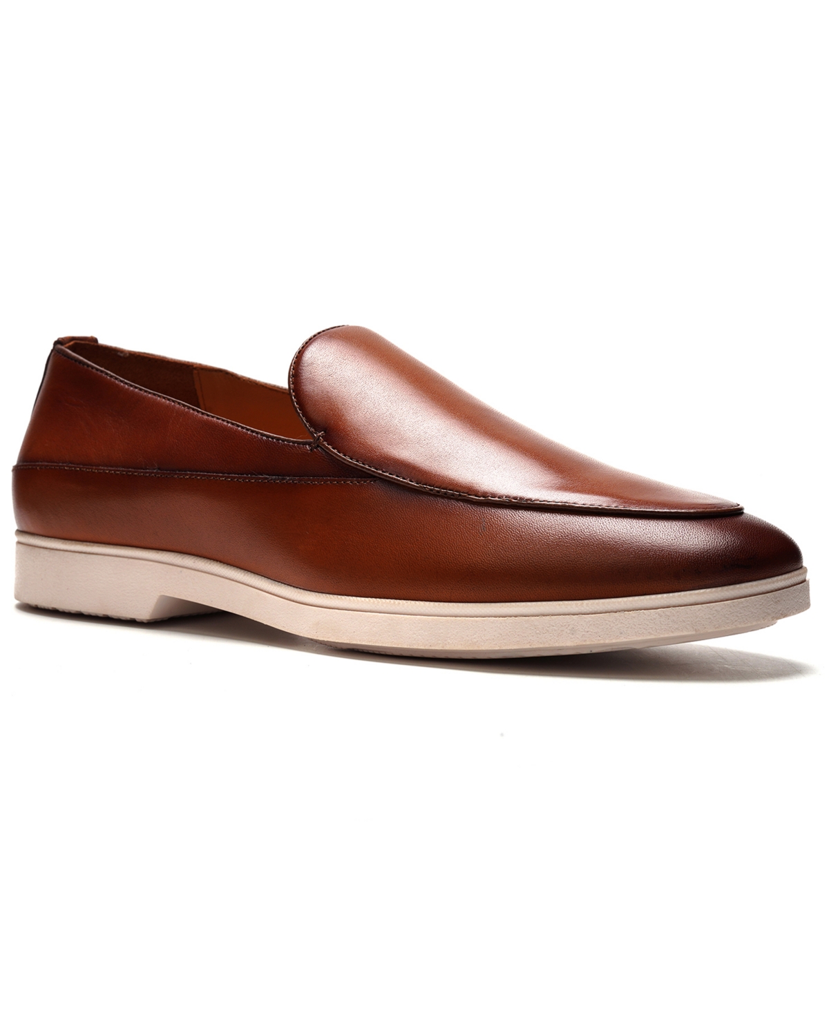 Click here for Anthony Veer Mens Willow Slip-On Loafers - Tan prices