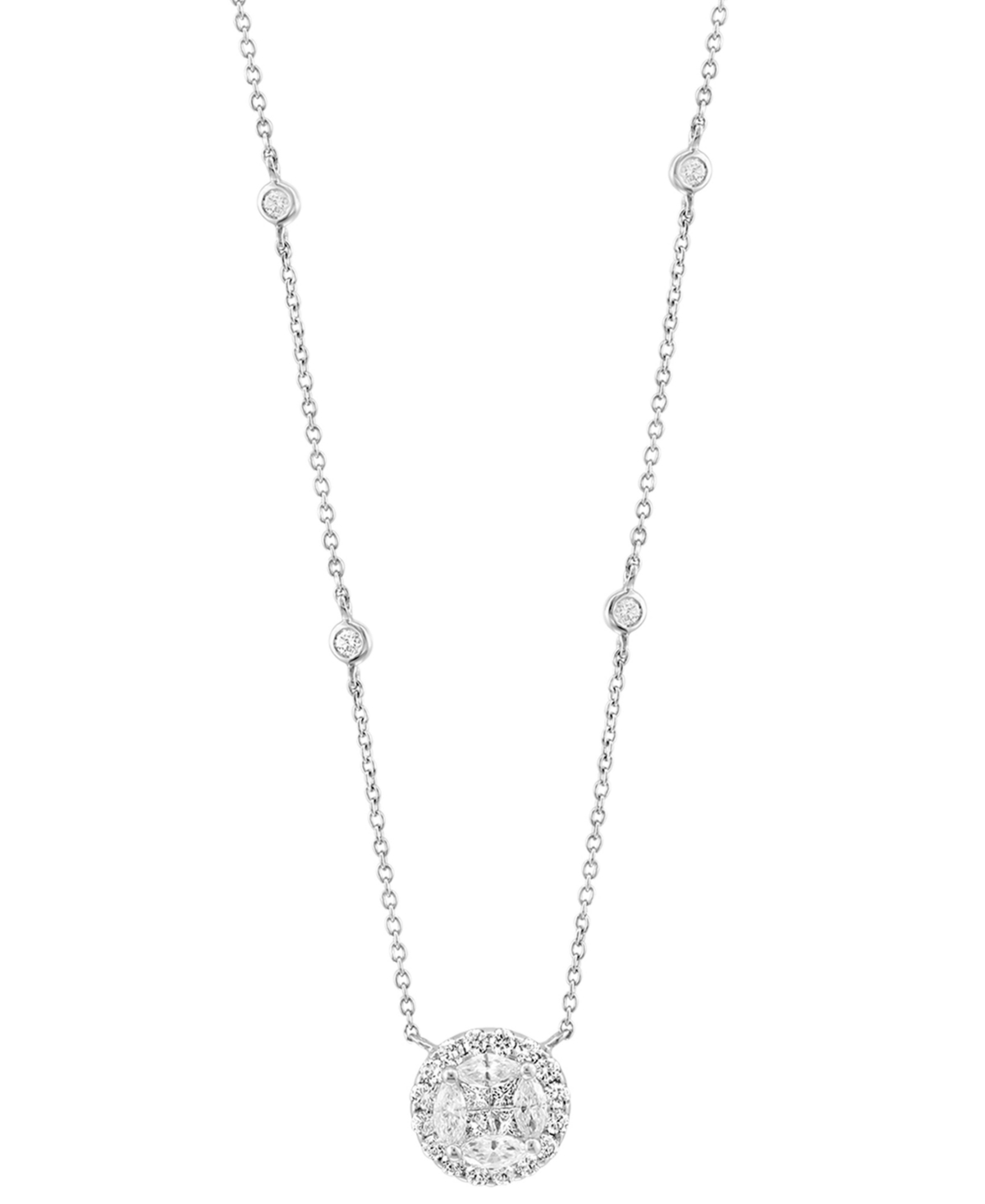 Click here for Effy Collection Diamond Pendant Necklace (1-1/10 c... prices