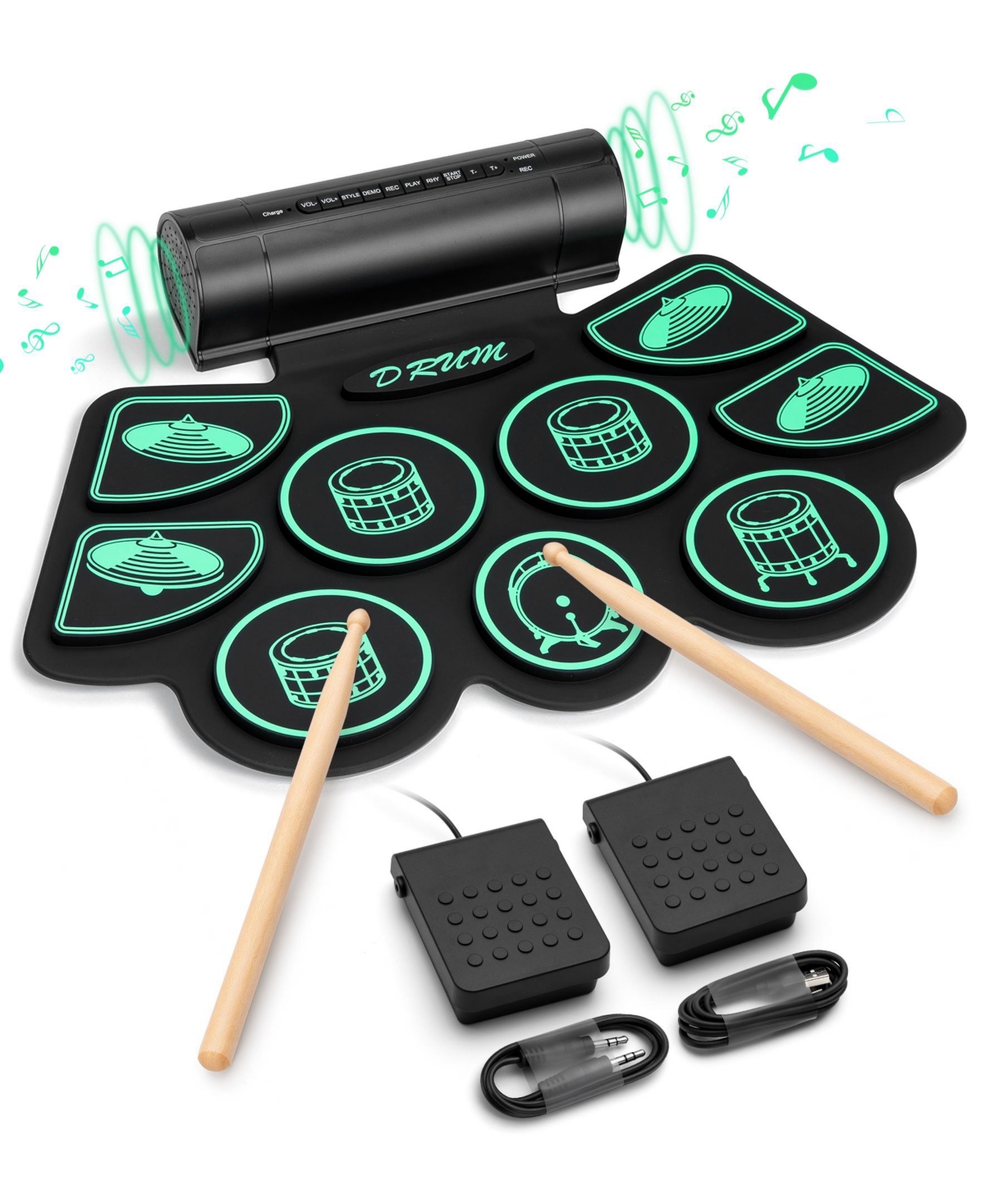 Click here for Sugift Kids Roll-Up Electronic Drum Set with Speak... prices