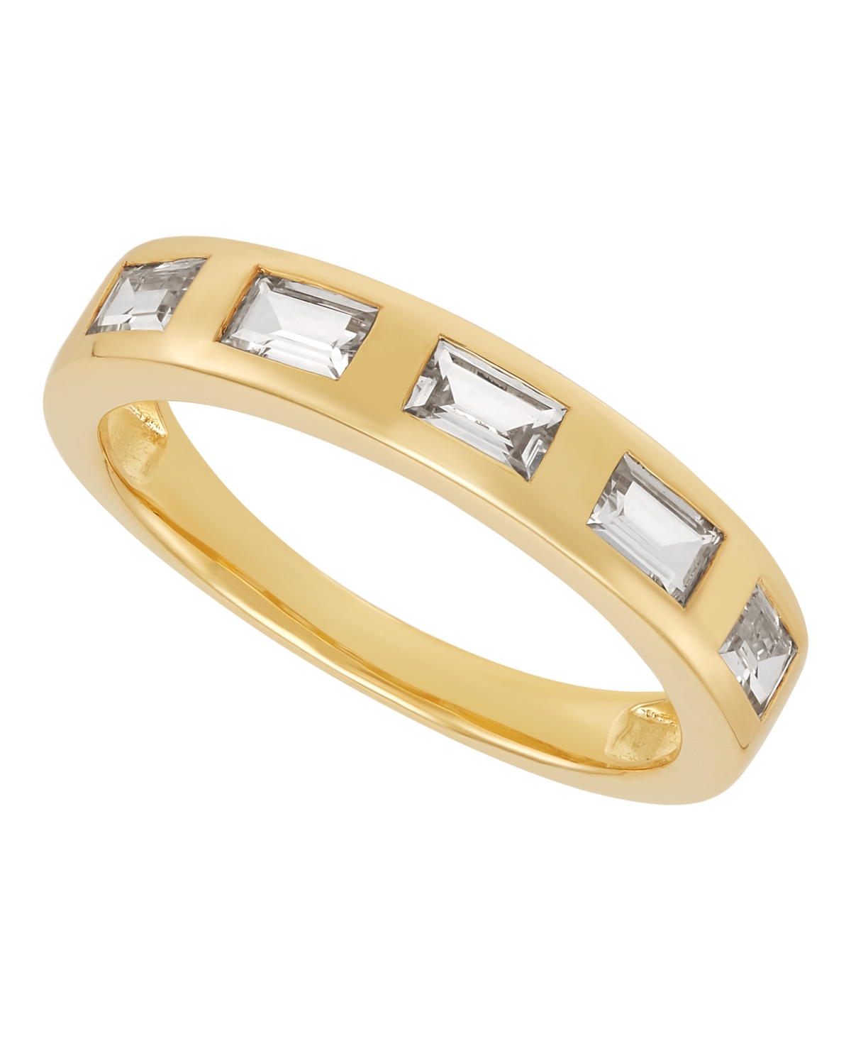 Click here for Macys White Sapphire Band Ring (1-1/4 ct. t.w.) in... prices