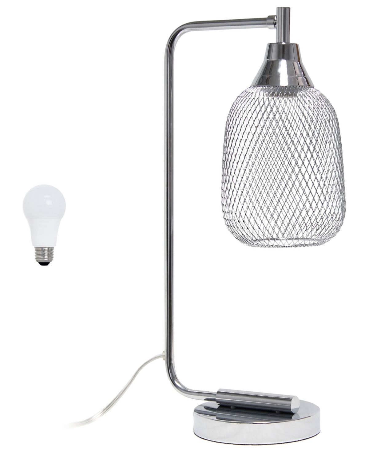 Click here for Elegant Designs 19 Industrial Mesh Wire Metal Desk... prices