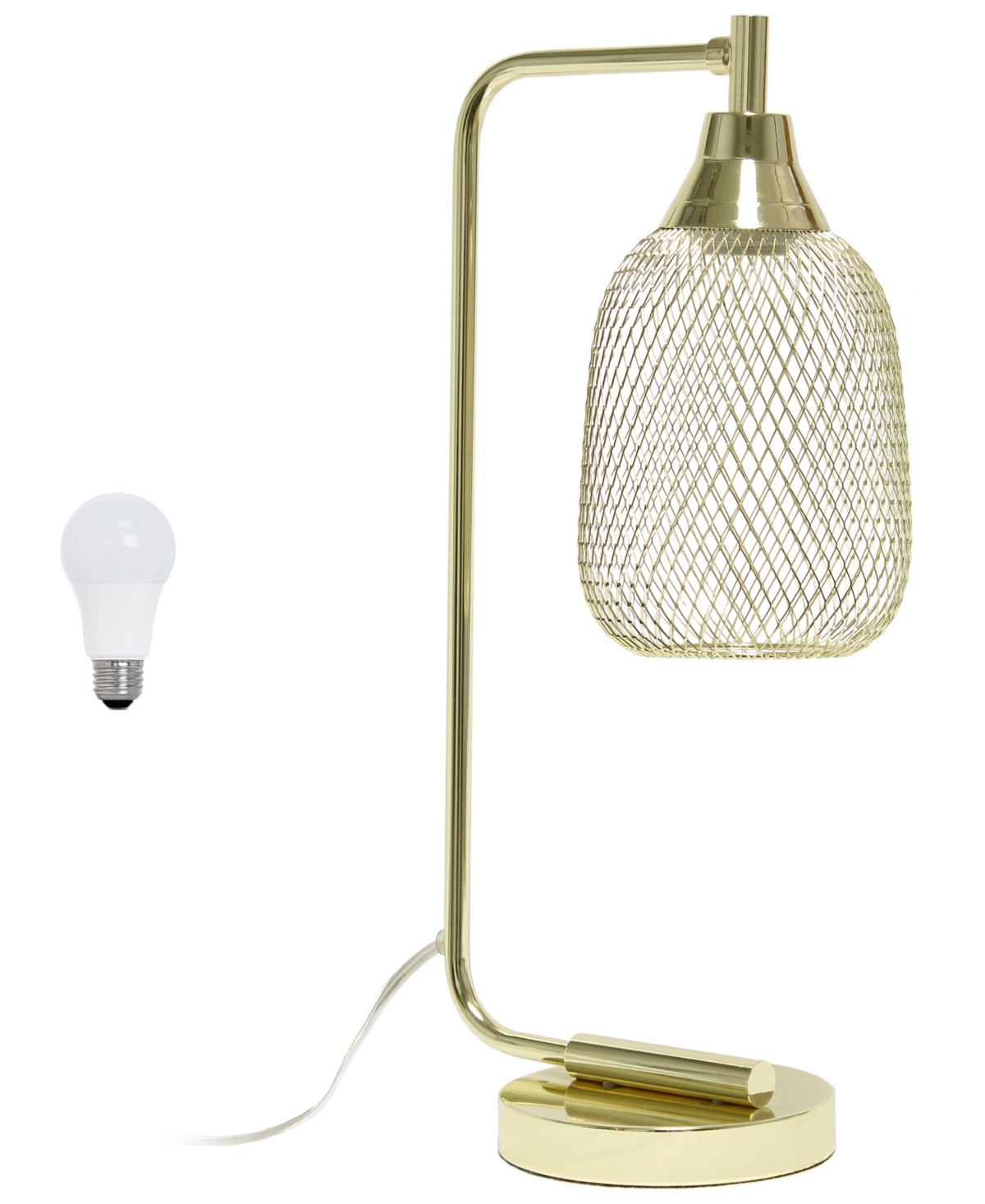 Click here for Elegant Designs 19 Industrial Mesh Wire Metal Desk... prices