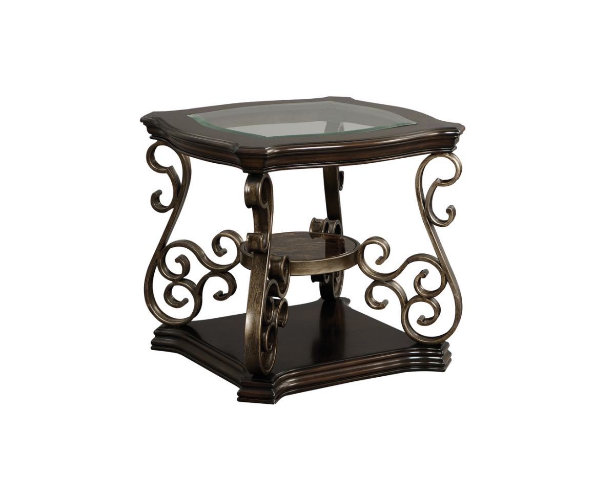 Click here for sumyeg Modern End Table with Glass Top Marble Pape... prices