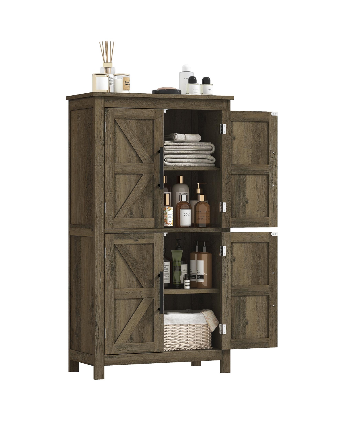 Click here for Homcom Bathroom Floor Cabinet  Farmhouse Bathroom... prices