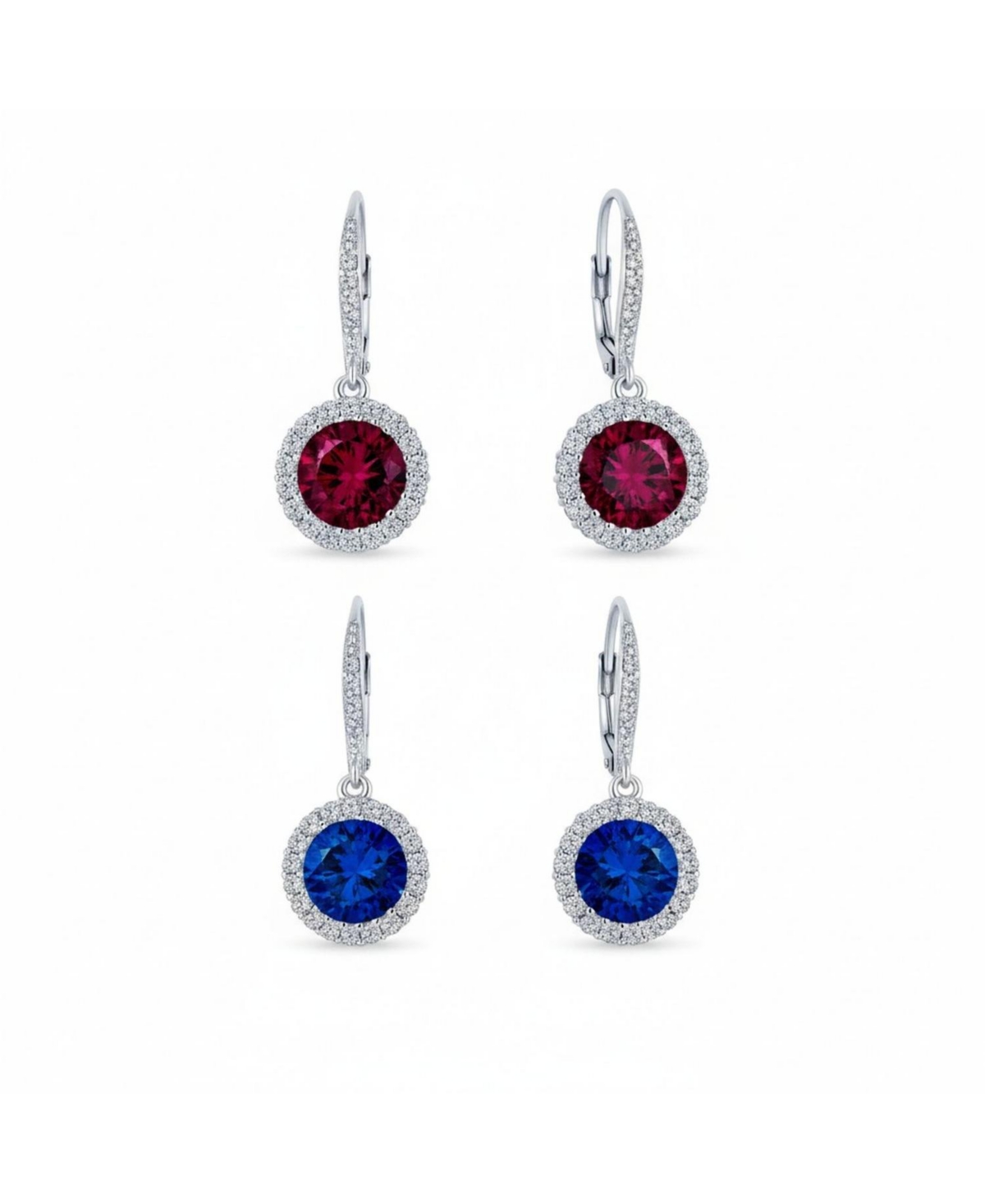 Click here for Bling Jewelry Set of 2 3Ct Cubic Zirconia Round So... prices