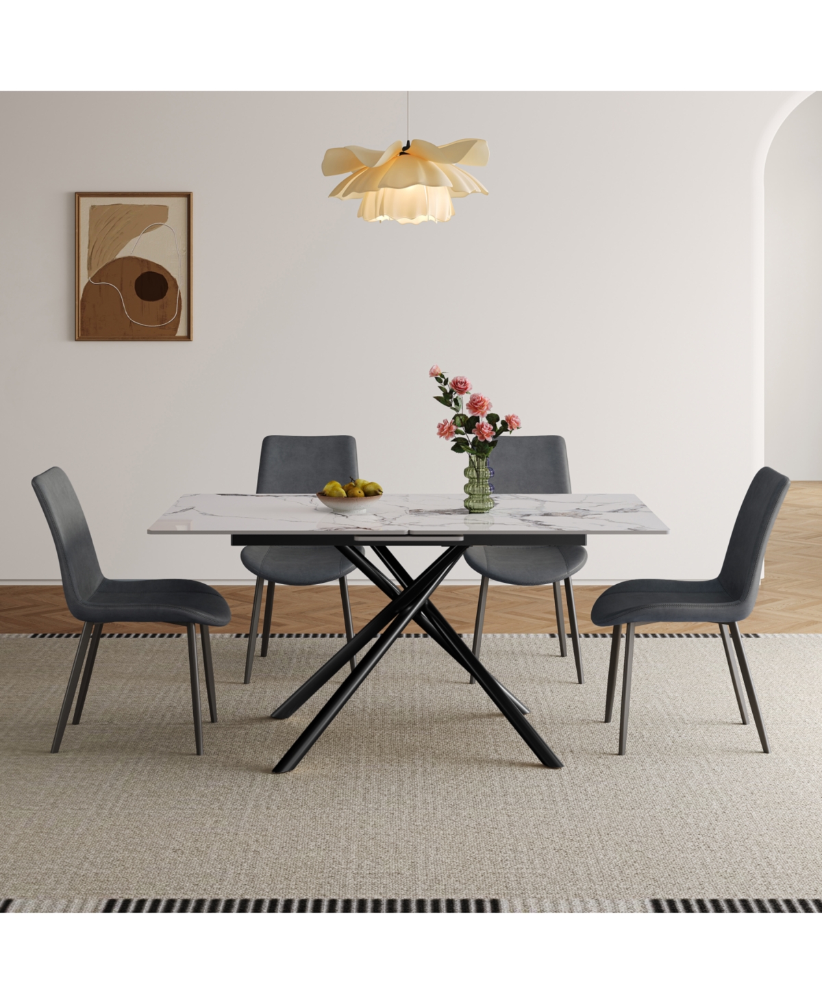 Click here for Streamdale Furniture59" Modern Expandable Din... prices