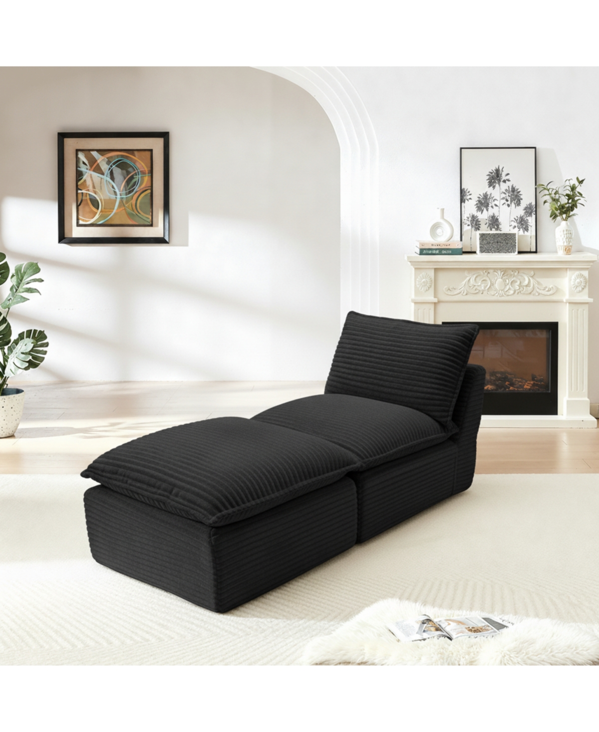Click here for Streamdale Furniture Modern Corduroy Cloud Sofa  F... prices