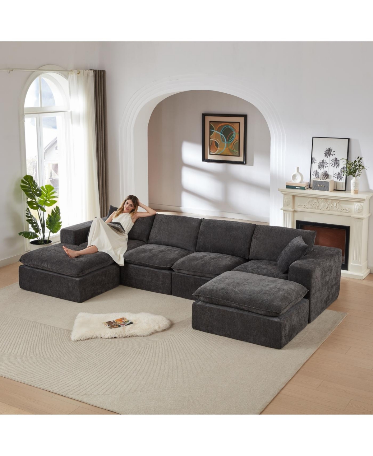 Click here for Streamdale Furniture Streamdale Modern Chenille Cl... prices