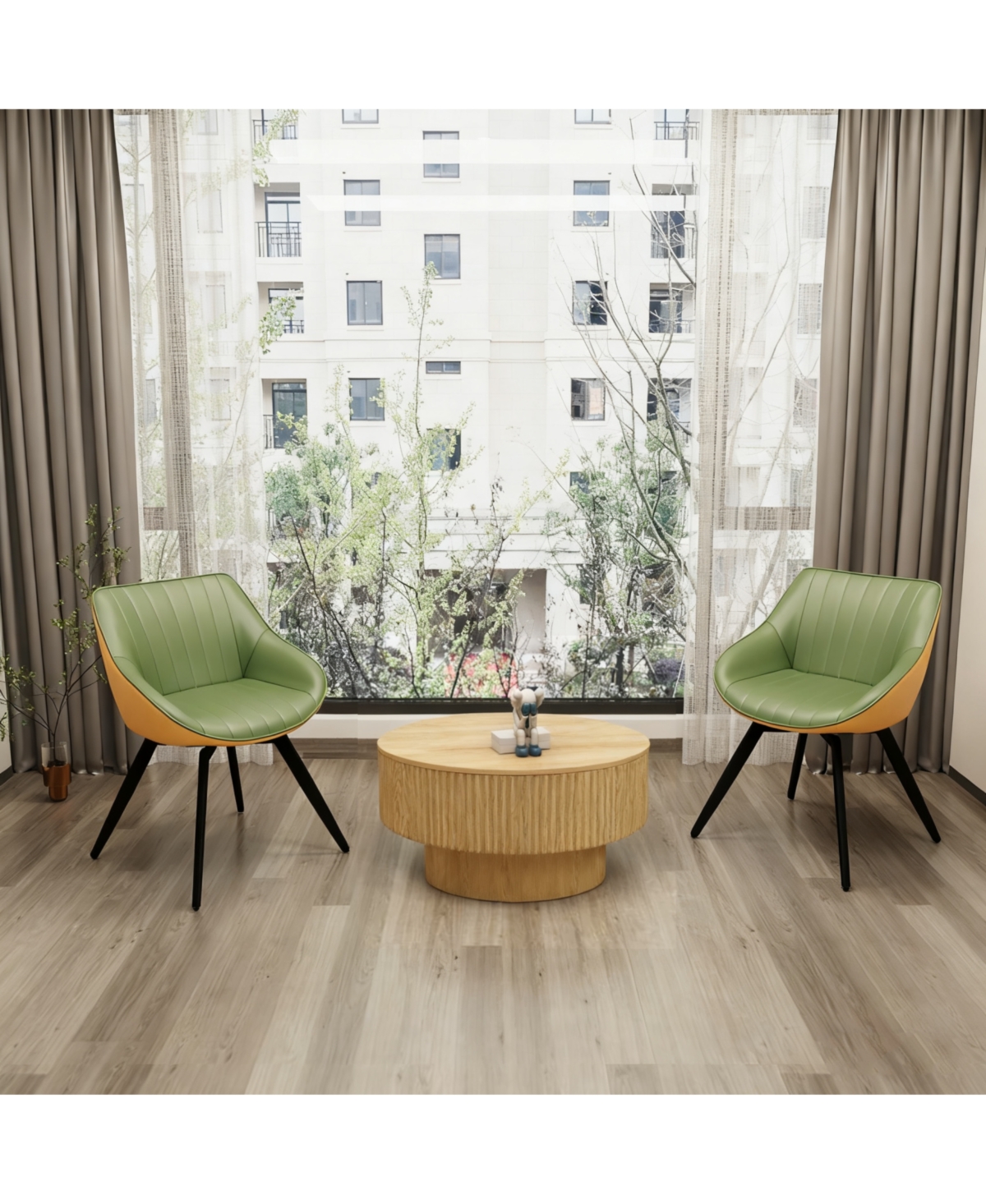 Click here for Streamdale Furniture Mdf Modern Round Coffee Table... prices