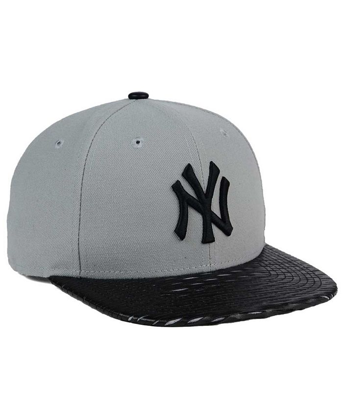 New Era New York Yankees Leather RIP 9FIFTY Snapback Cap - Macy's