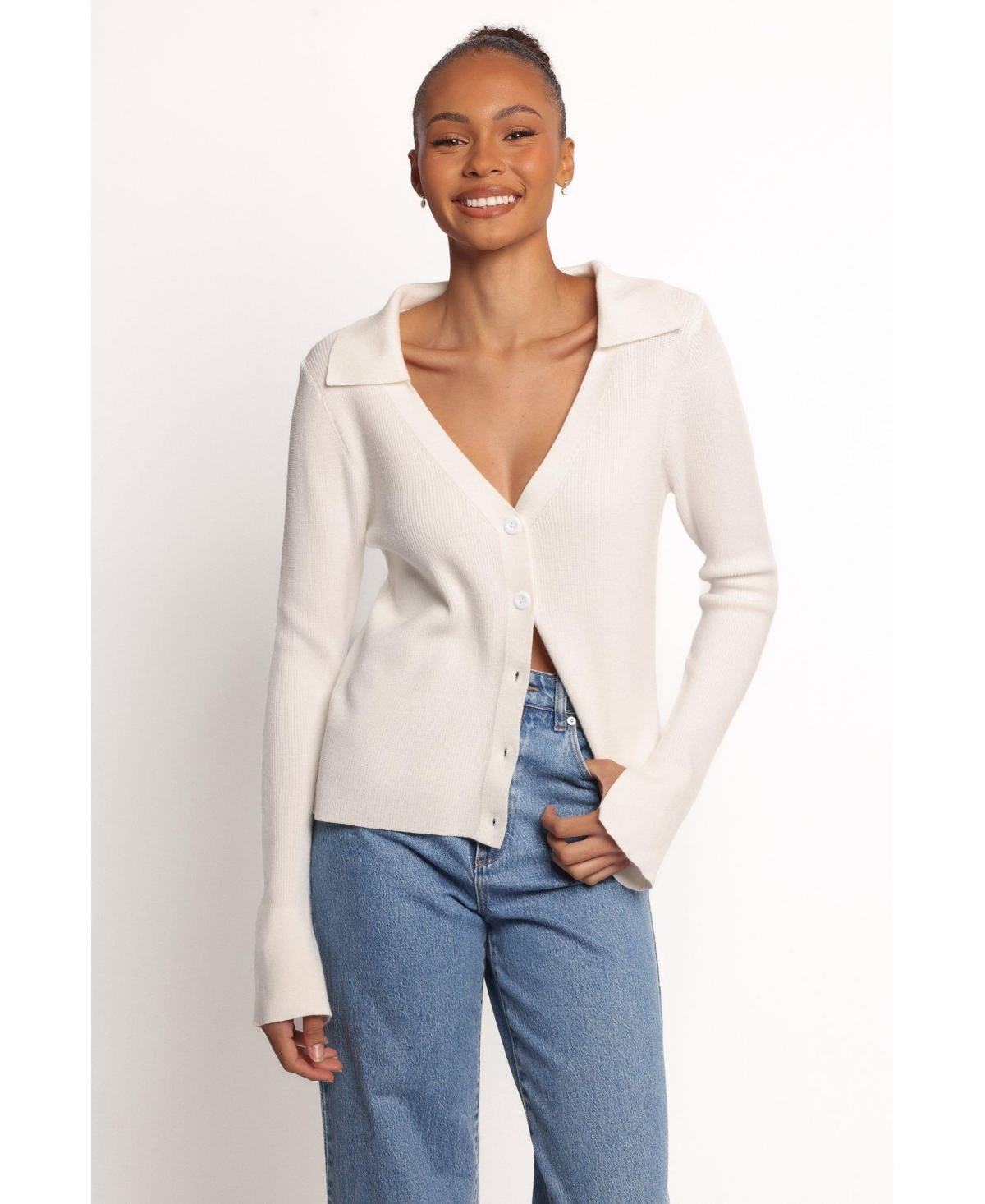 Click here for Petal and Pup Womens Zocco Long Sleeve Knit Top -... prices