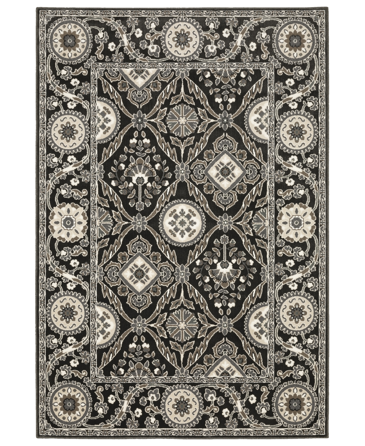Click here for Oriental Weavers Raylan Ray 05 53x76 Area Rug - Bl... prices