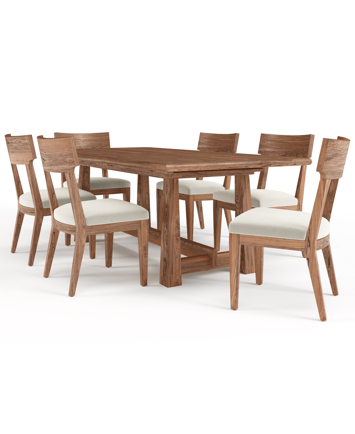 Click here for Griffith Park 7-Pc. Dining Set Rectangle Table and... prices