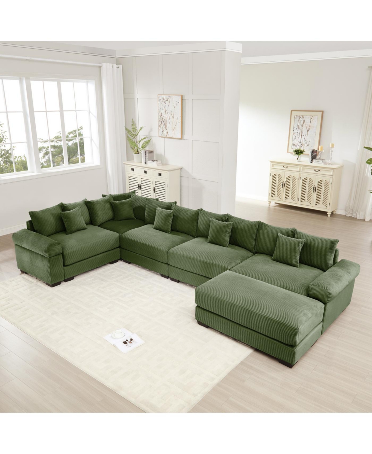 Click here for Streamdale Oversized Cloud Modular Sectional Couch... prices