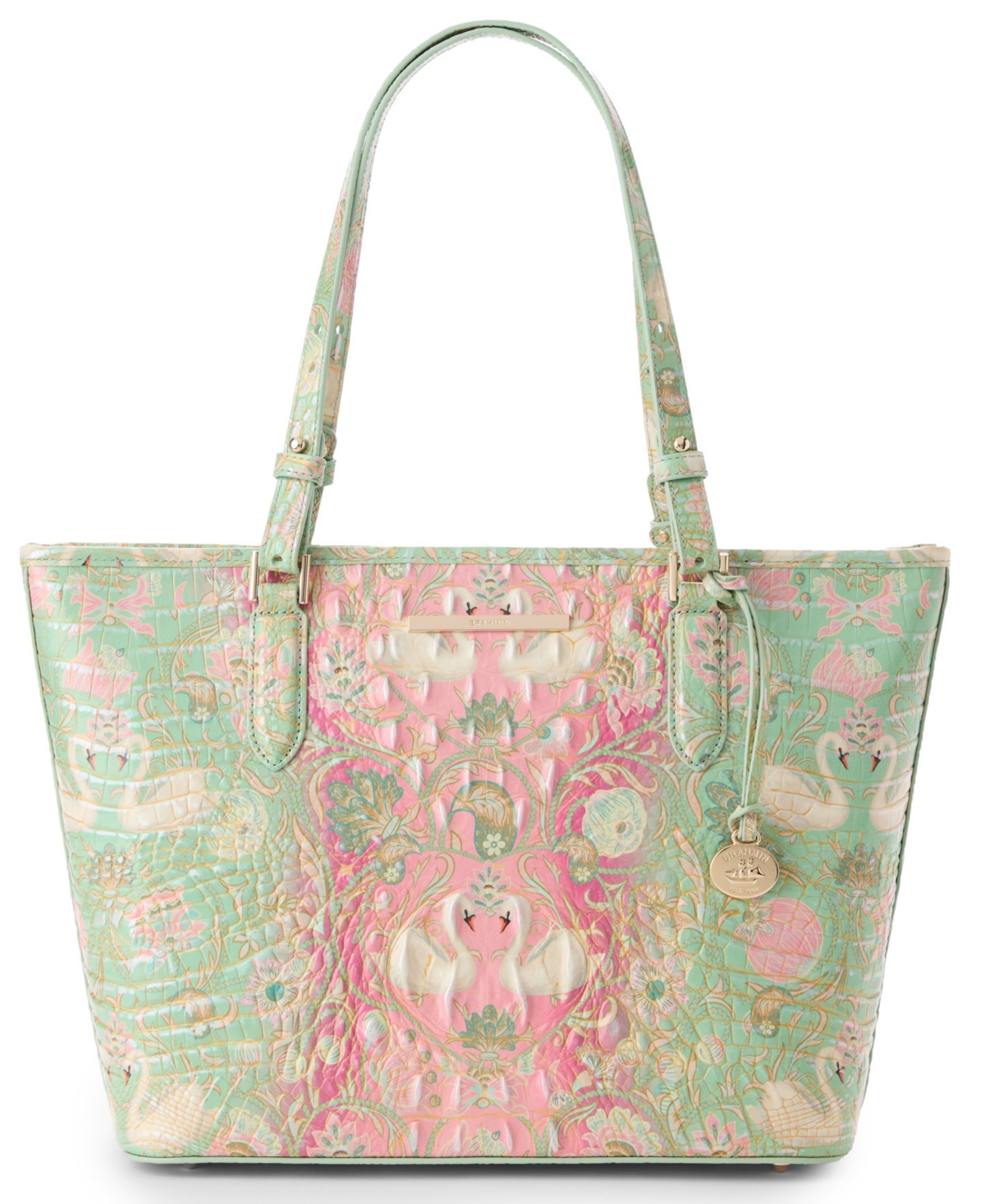 Click here for Brahmin Asher Melbourne Leather Tote - Odette Ombr... prices