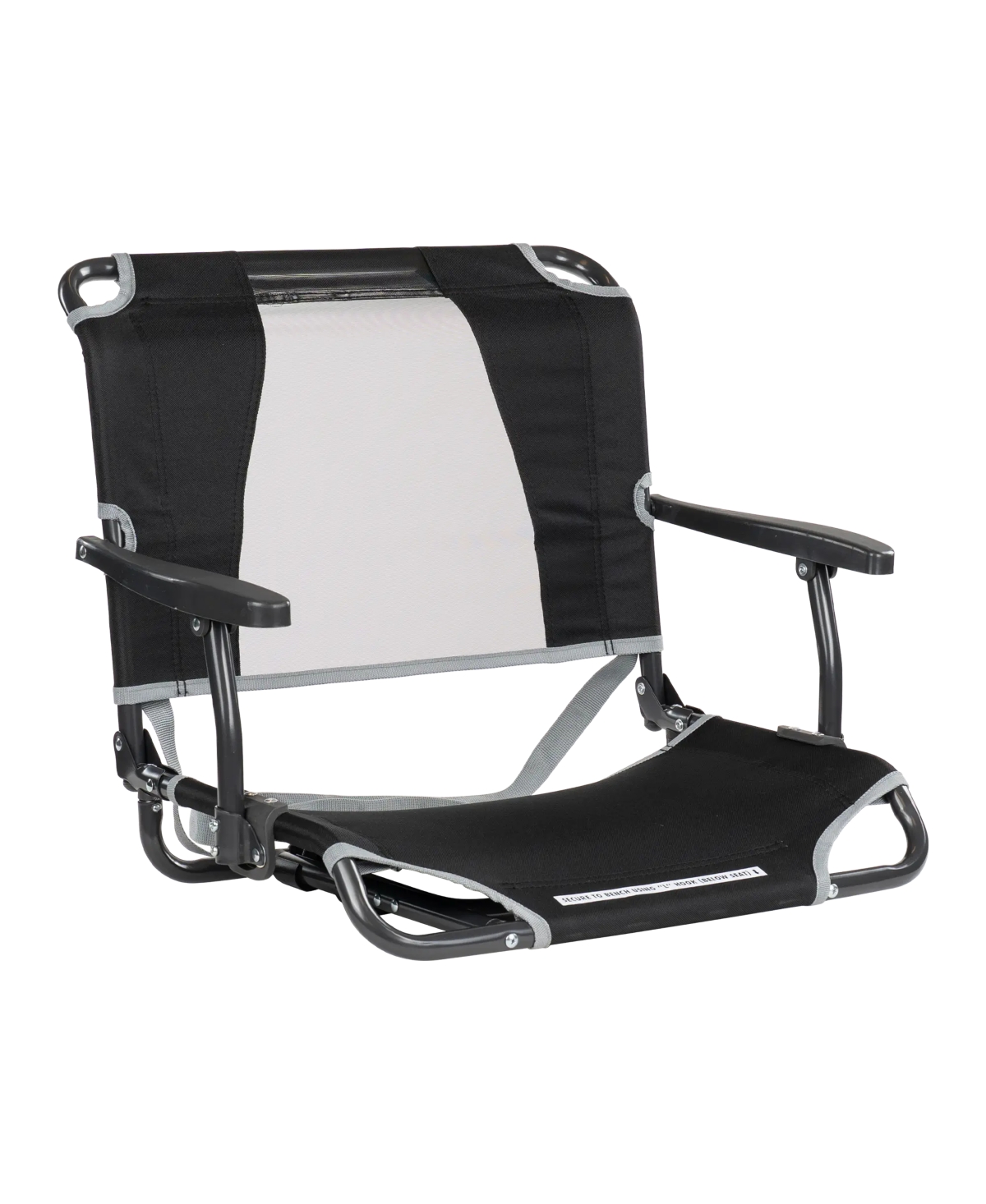 Click here for Gci Big Comfort Stadium Chair With Armrests - Blac... prices