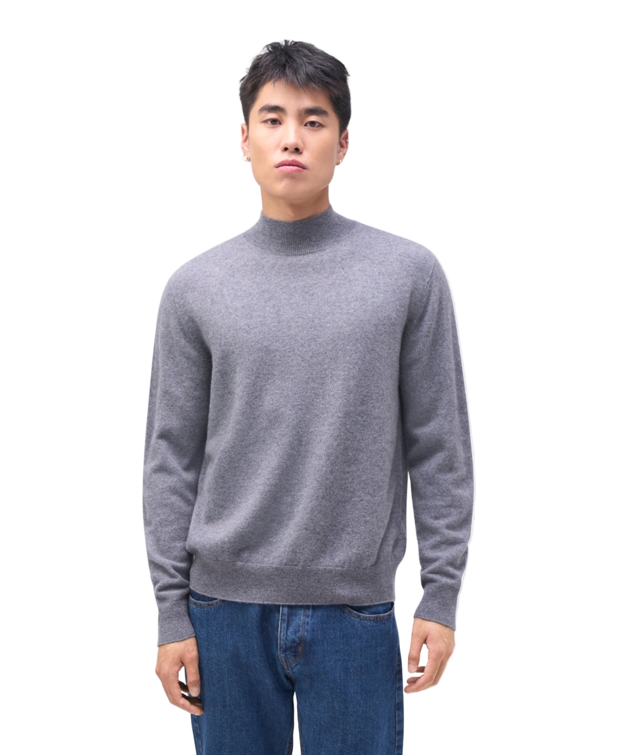 Click here for Gobi Cashmere Mens Timeless Mock Neck Cashmere Swe... prices