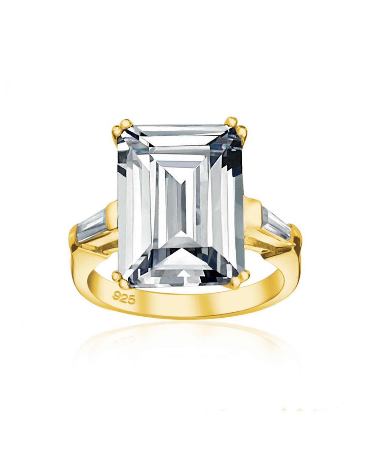 Click here for Bling Jewelry Art Deco 10CT Solitaire Emerald-Cut... prices