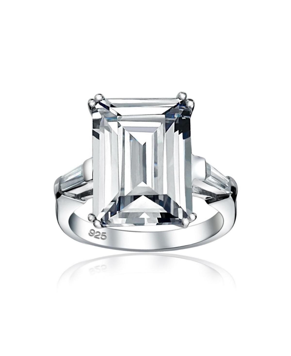 Click here for Bling Jewelry Art Deco 10CT Solitaire Emerald-Cut... prices