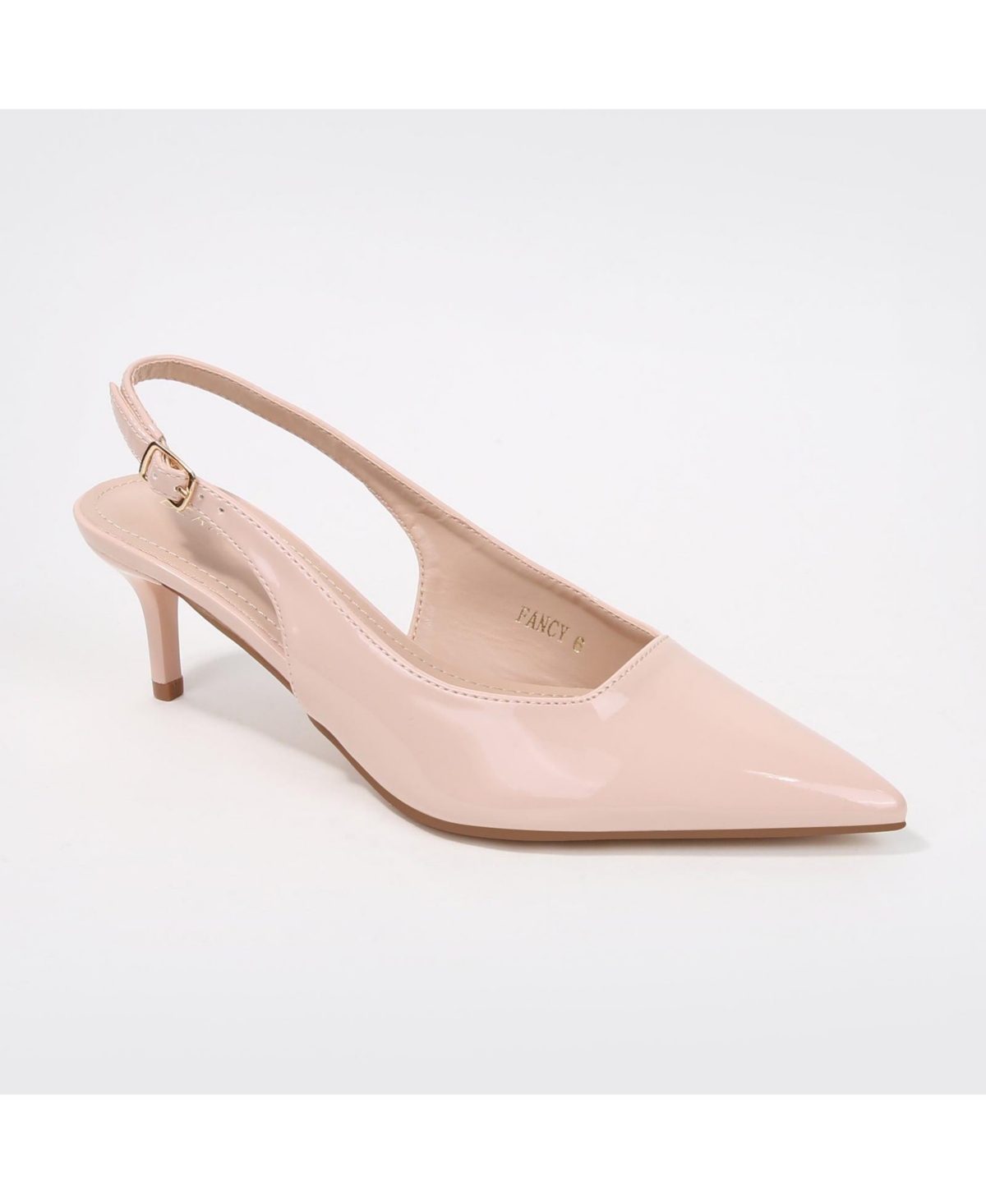 Click here for Berness Fancy Slingback Kitten Heels - Beige prices