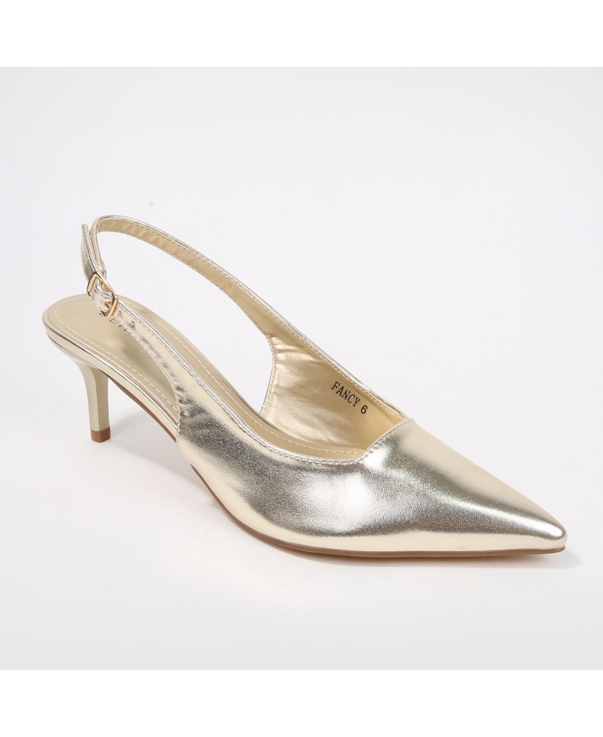 Click here for Berness Fancy Slingback Kitten Heels - Gold prices