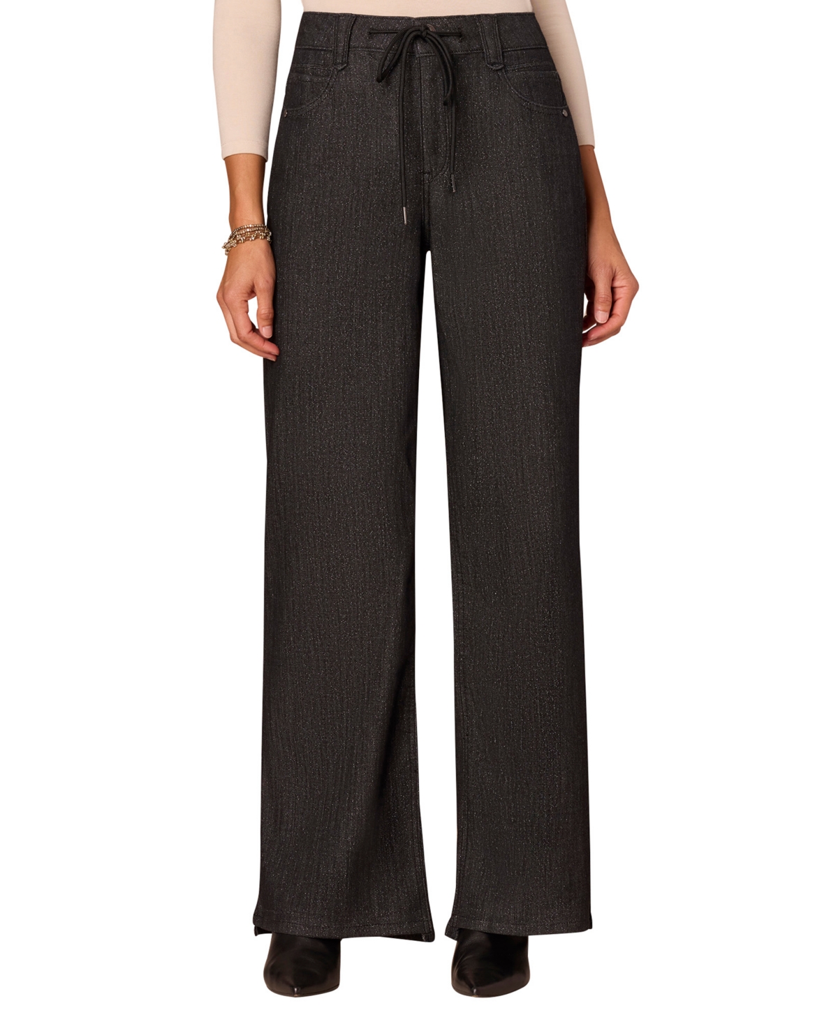 Click here for Democracy Petite Ab Leisure High-Rise Wide-Leg Jea... prices