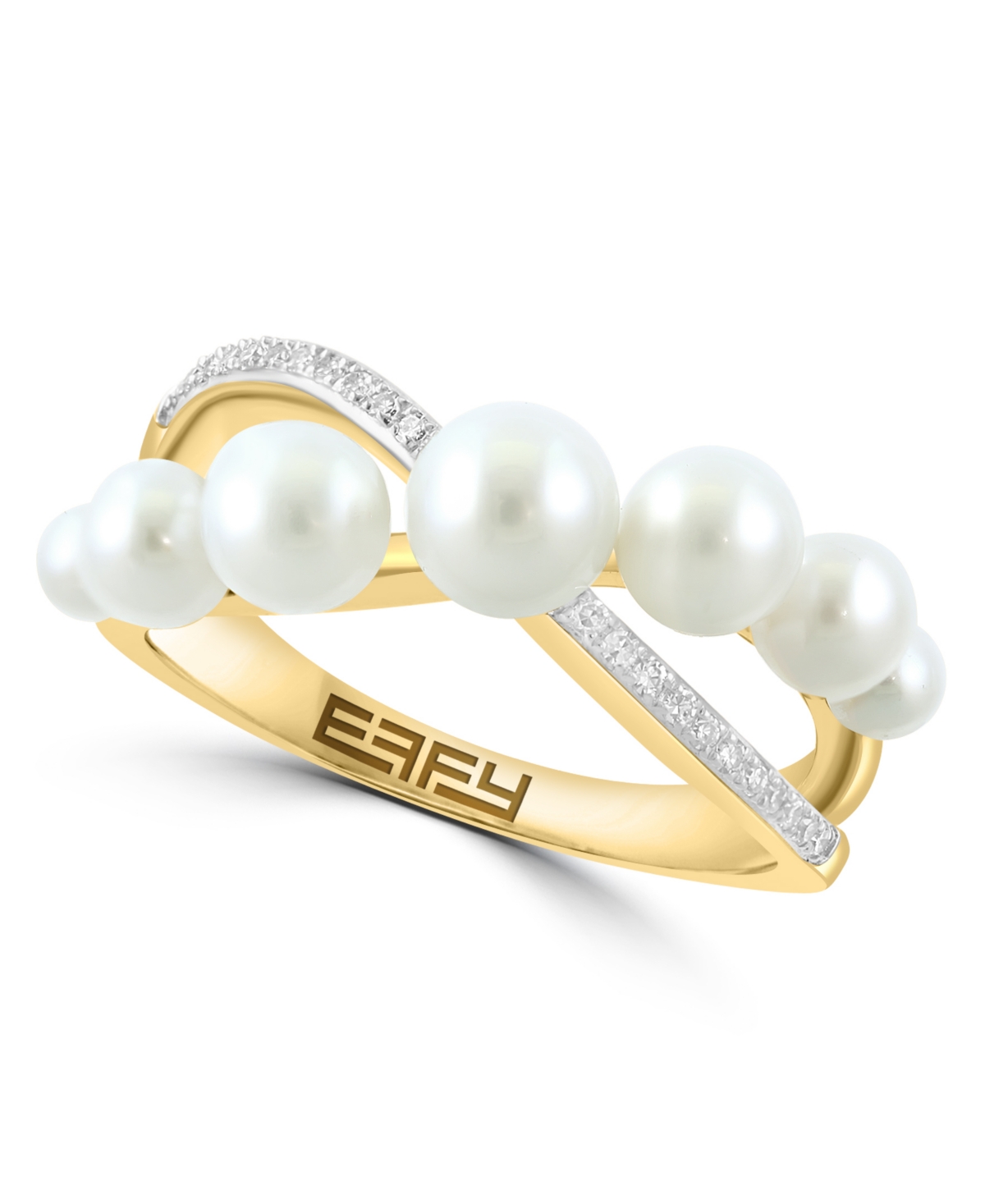 Click here for Effy Collection Freshwater Pearl (3-5mm) and Diamo... prices