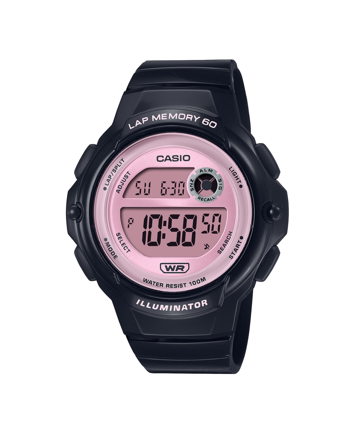 Click here for Casio Womens Digital Black Resin Strap Watch 41mm... prices