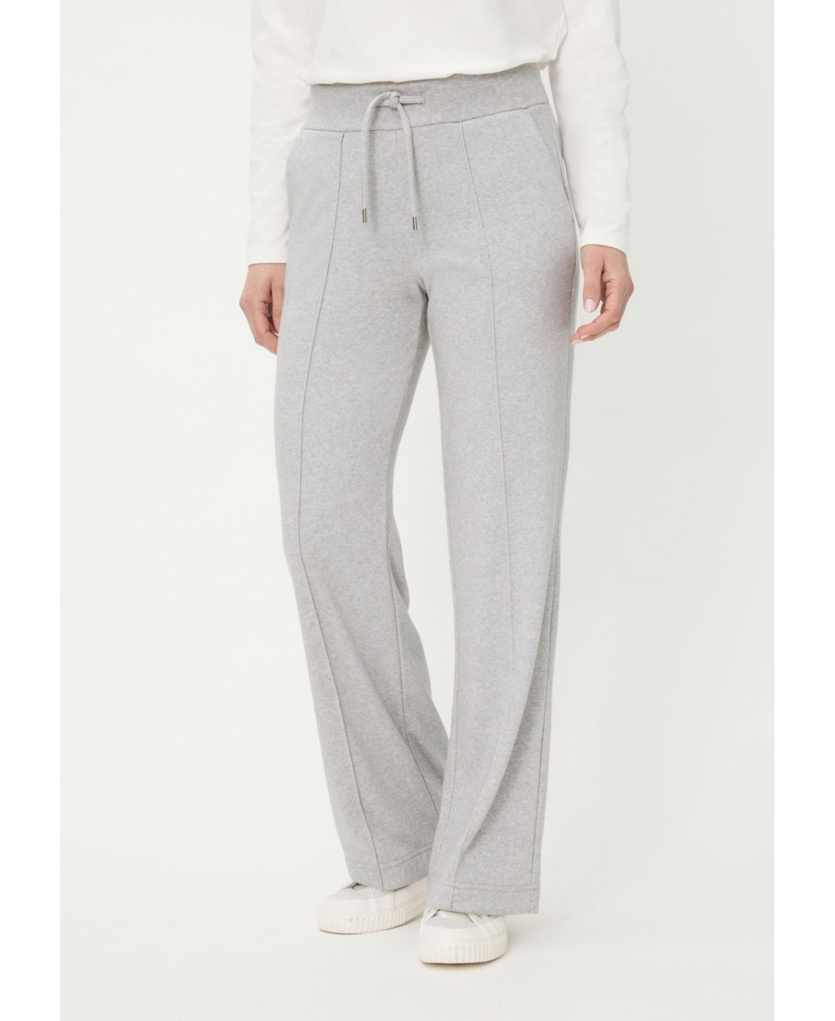 Click here for Olsen Womens Anna Fit Jersey Pant - Misty grey mel... prices