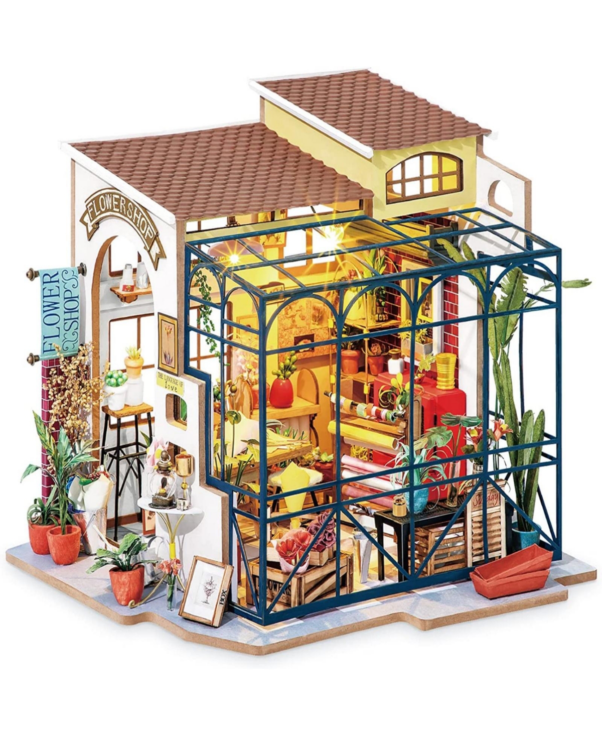 Click here for Robotime Diy Miniature Wooden Dollhouse Kit with F... prices