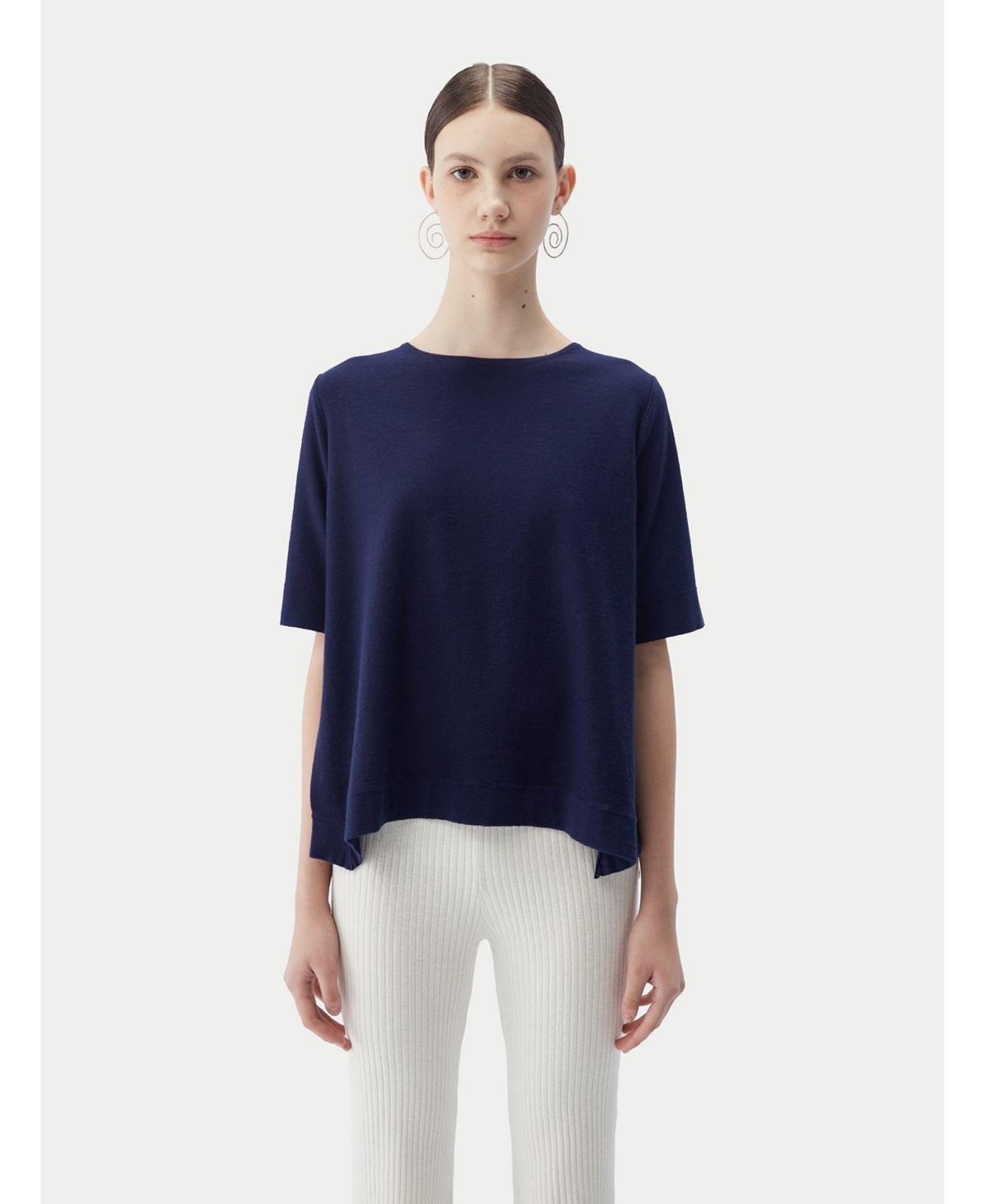 Click here for Gobi Cashmere Womens Box-Cut Cotton Silk Cashmere... prices