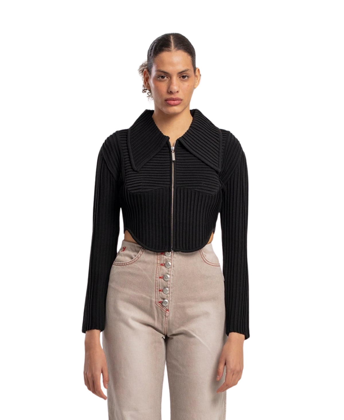 Click here for Pcfg Womens Fitted Knit Cardigan - Jet black prices