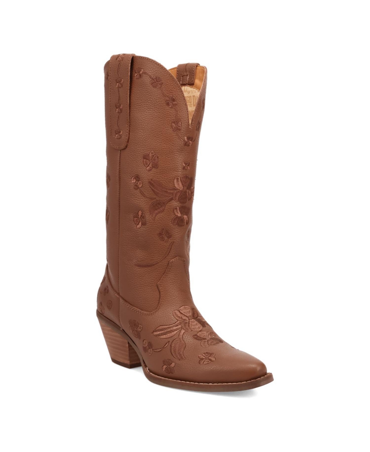 Click here for Dingo Womens Love Bug Leather Boot - Brown prices