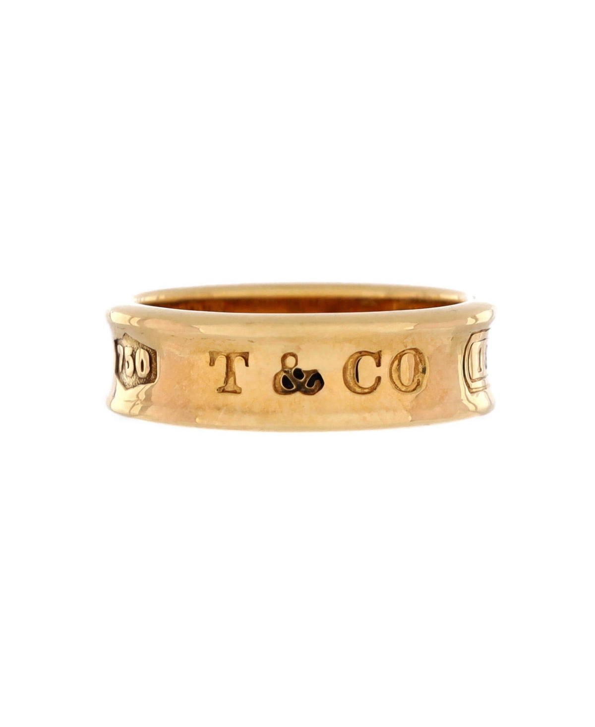 Click here for Pre-Owned Tiffany & Co 1837 Band Ring - 18k yellow... prices