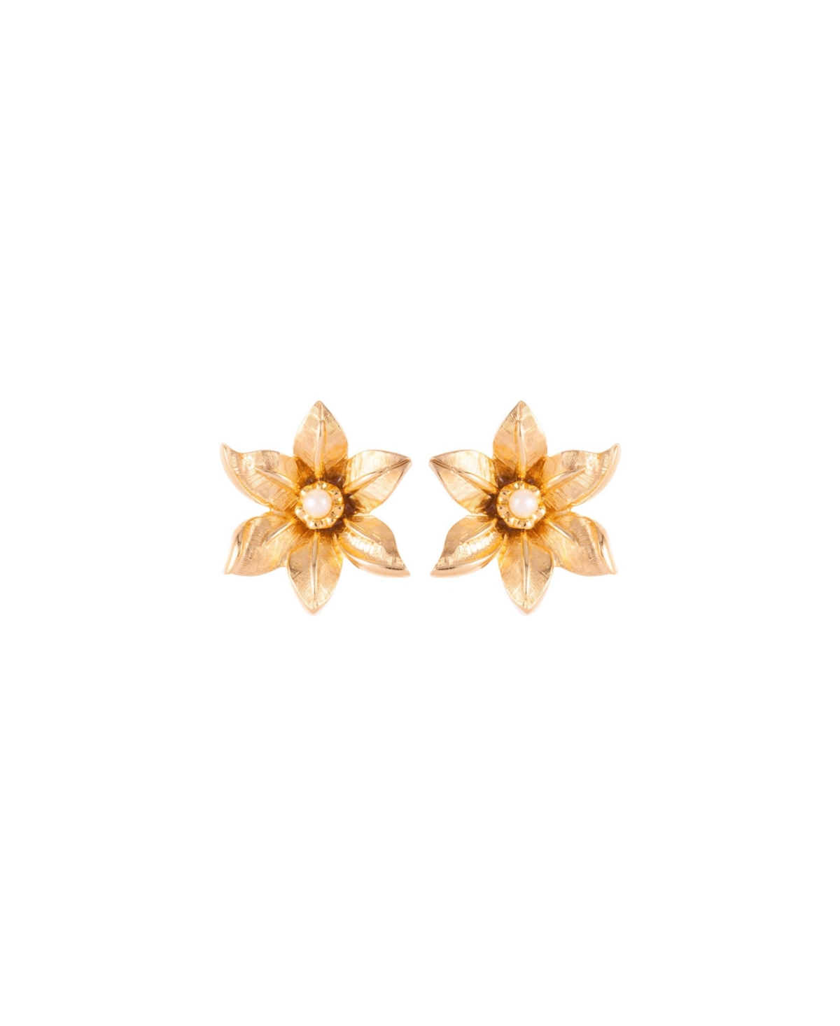 Click here for Susan Caplan 1980s Vintage Nina Ricci Flower Clip-... prices