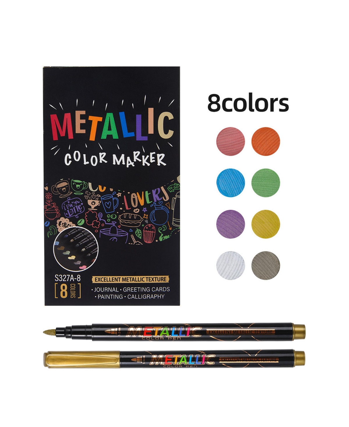 Click here for Htutwoo 8 Colors Metal Markers Set  Paint Markers... prices
