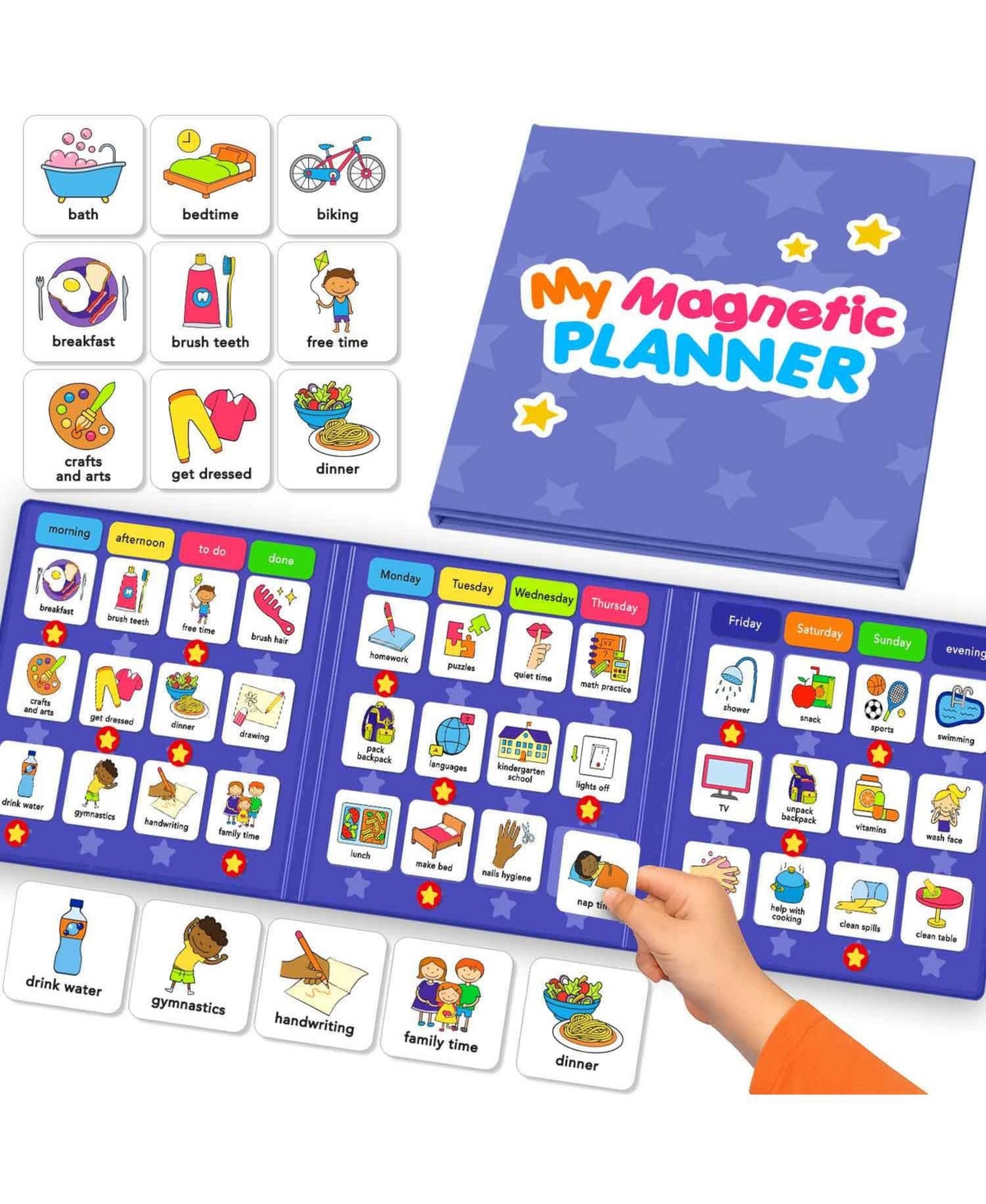 Click here for Quokka Magnetic Chore Chart for Kids with 72 Routi... prices