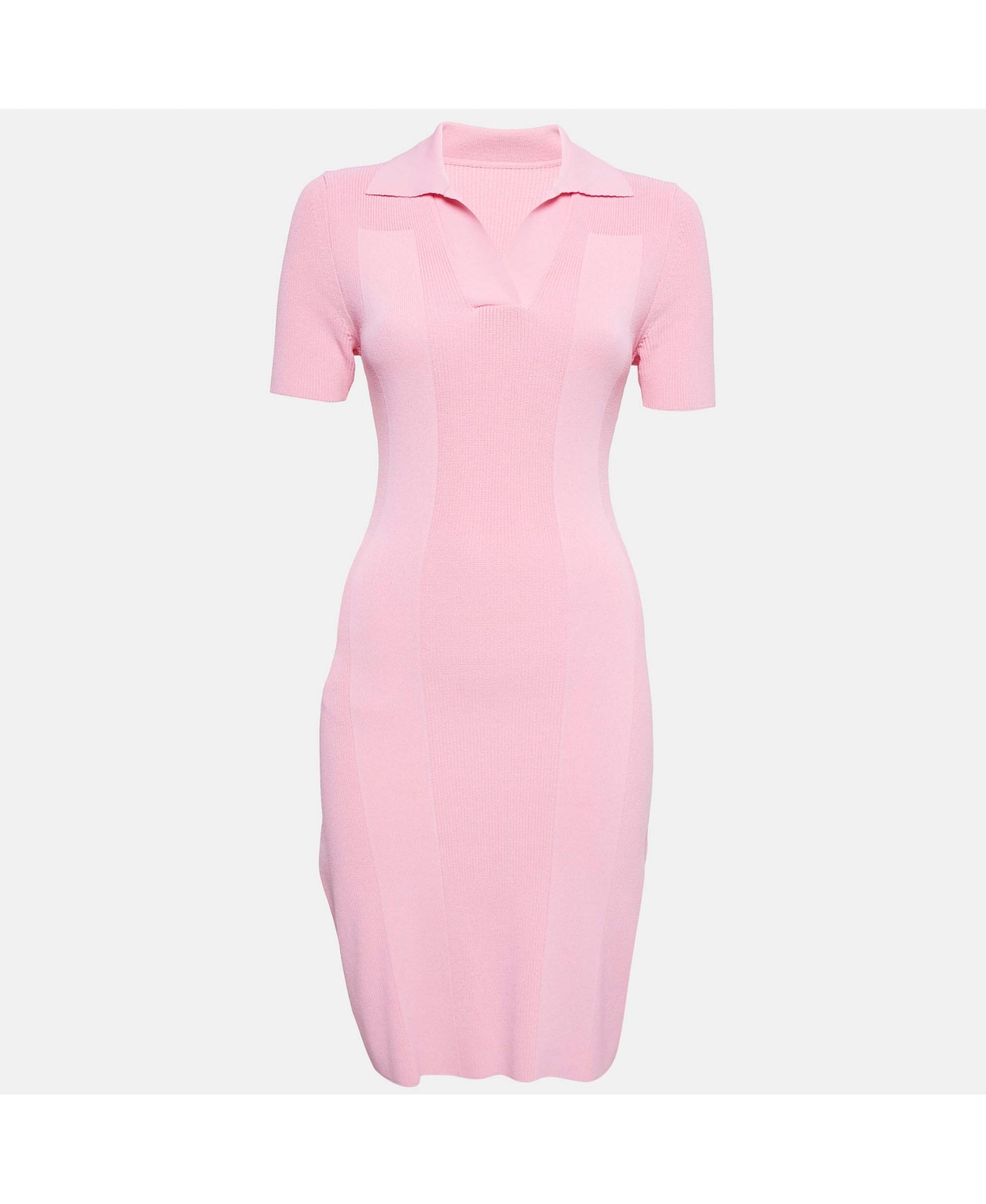 Click here for Pre-Owned Jacquemus Womens Pink Rib Knit Back Open... prices