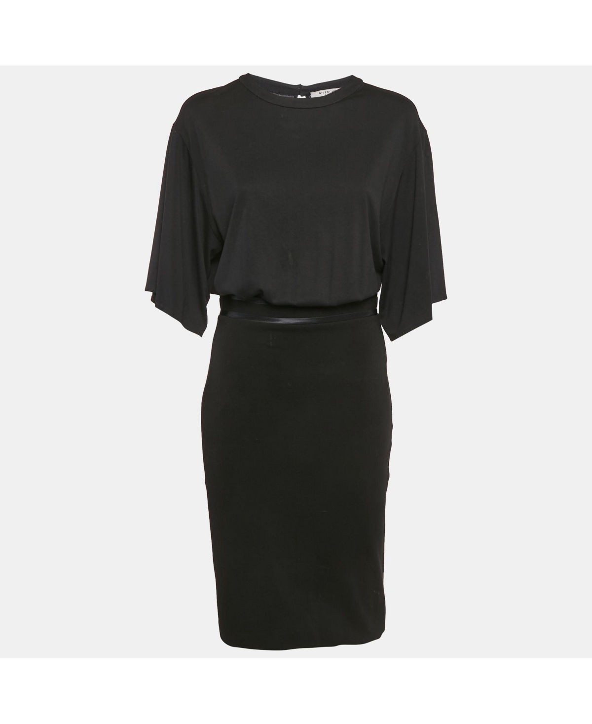 Click here for Pre-Owned Givenchy Womens Black Jersey Short Dress prices